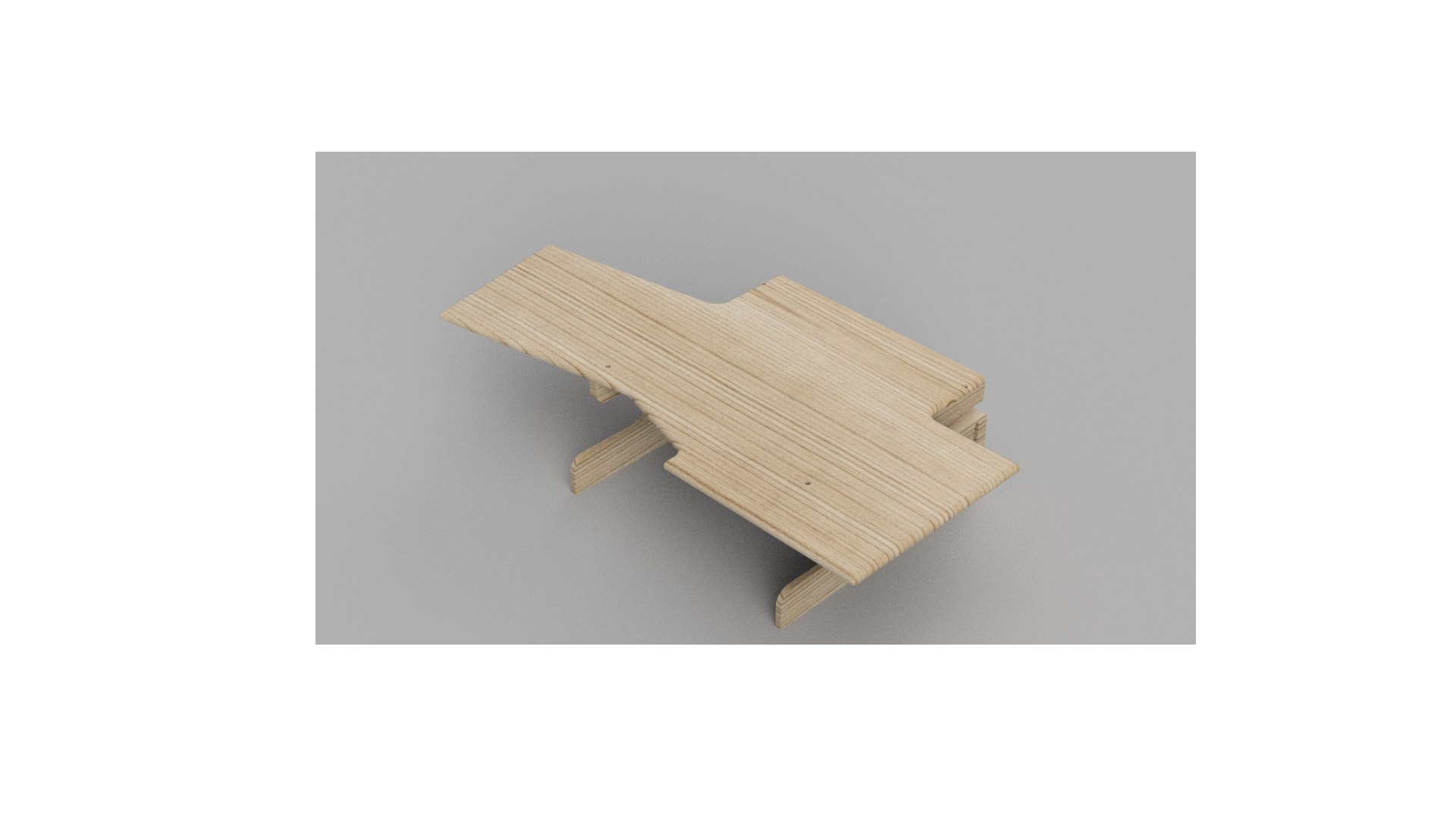 Laptop Table 3D Model - TurboSquid 1352762