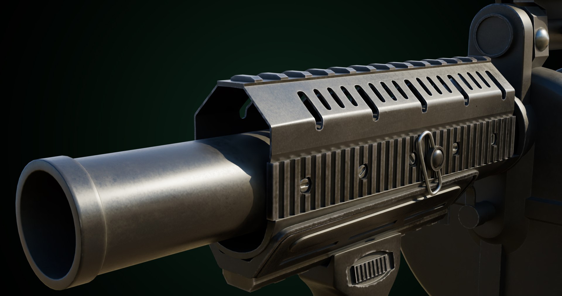 Collection of Grenade Launcher Gun PBR Unity UE V-Ray Textures Included ...