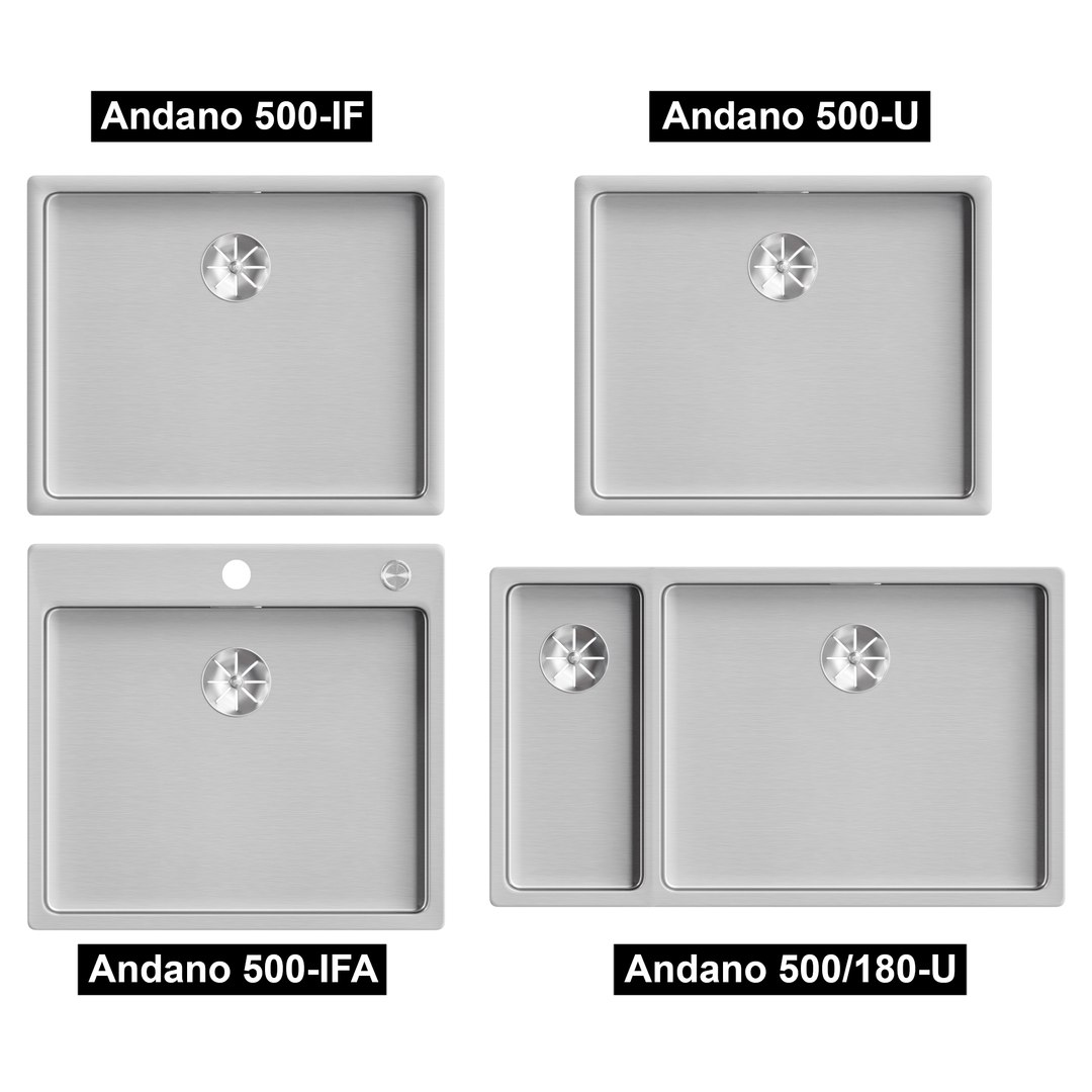 Blanco Andano 500 And Blanco Lanora-S 3D Model - TurboSquid 2187252