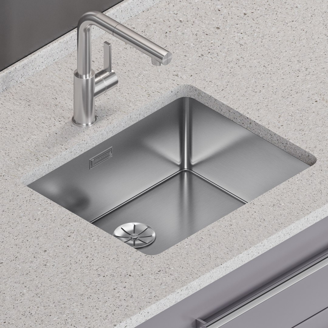 Blanco Andano 500 And Blanco Lanora-S 3D Model - TurboSquid 2187252