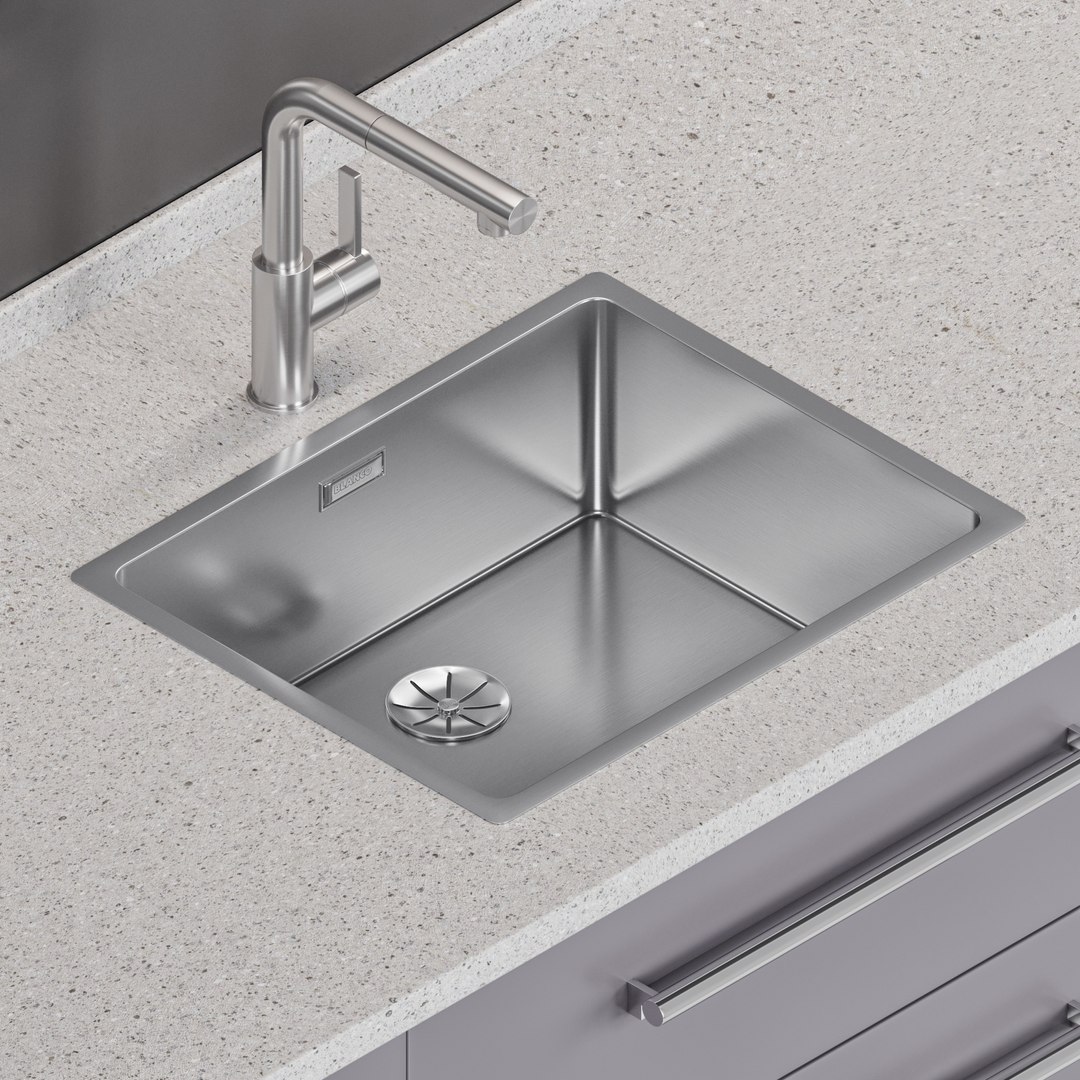 Blanco Andano 500 And Blanco Lanora-S 3D Model - TurboSquid 2187252