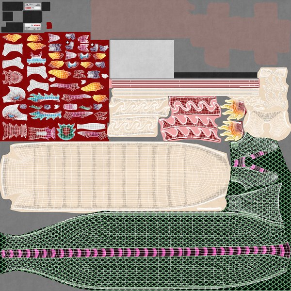 Colourful dragon boat 3D model - TurboSquid 1368267