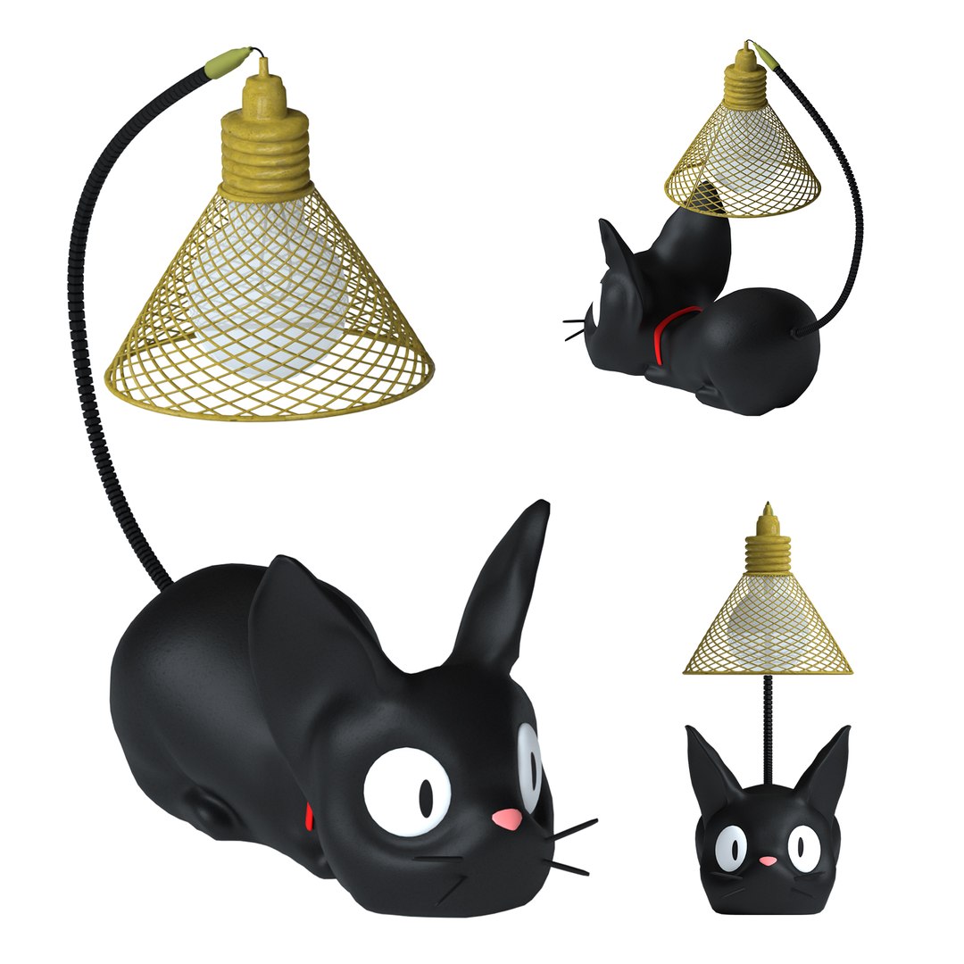 3D Lamp Cat Model - TurboSquid 1406045