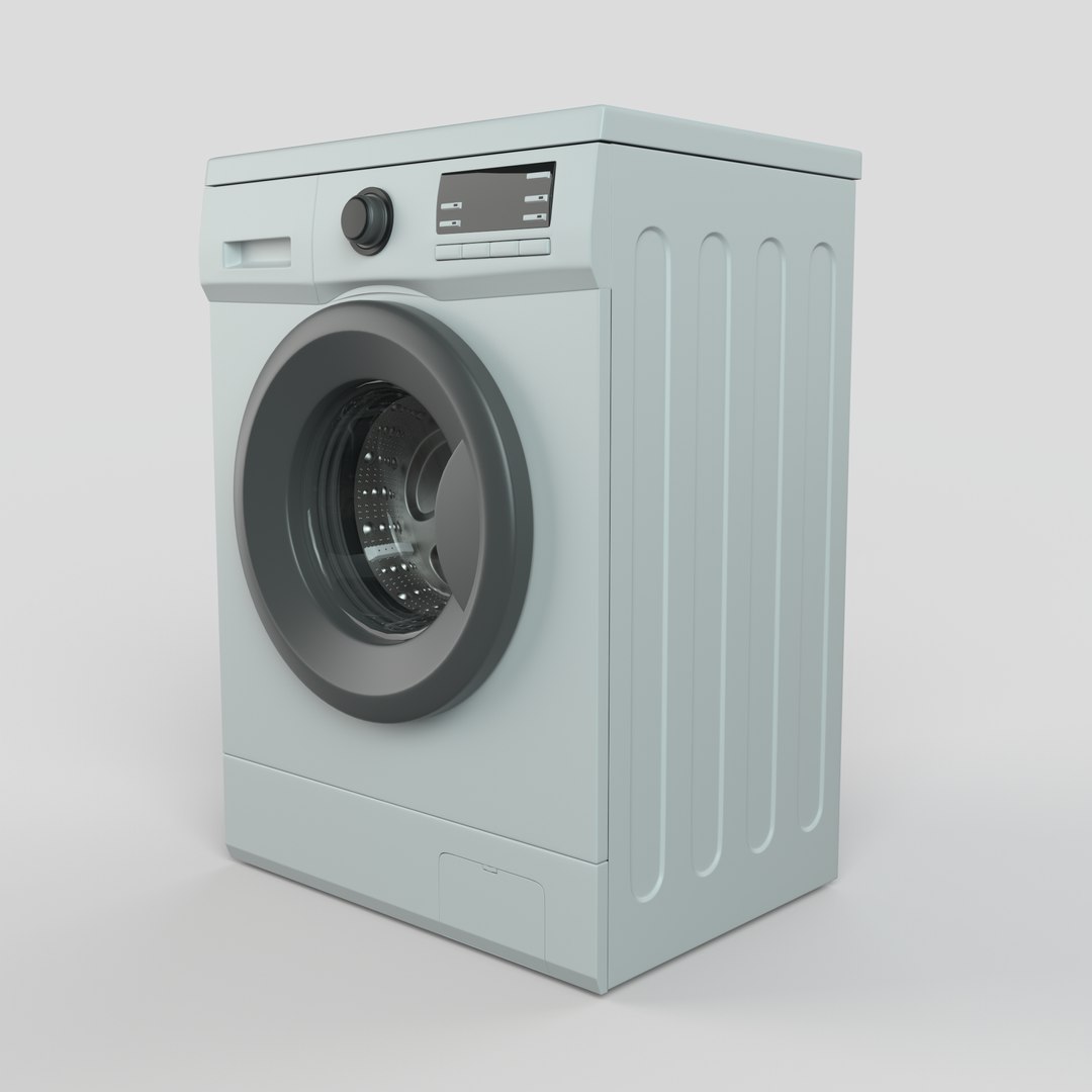 Washing Machine 3D Model - TurboSquid 1537126