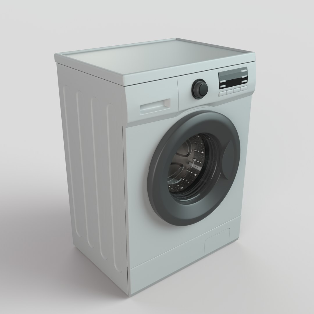 Washing Machine 3D Model - TurboSquid 1537126
