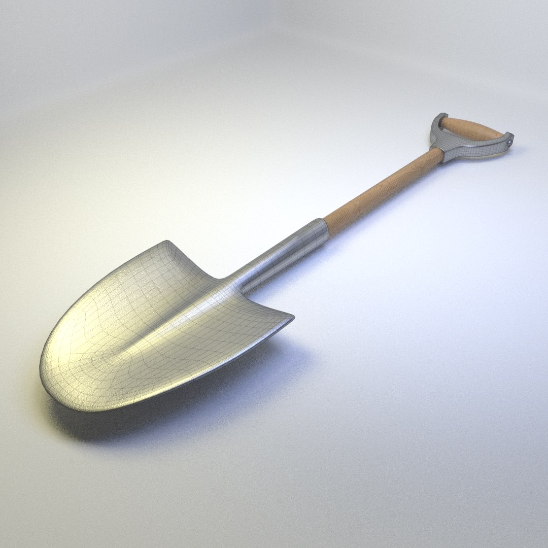 Shovel Renders Blender 3d Model