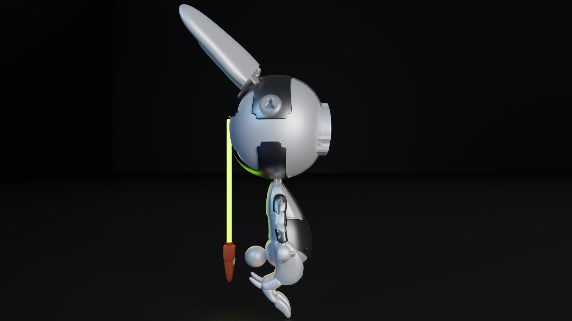 LITTLE BOT BUNNY 3D 3D Model - TurboSquid 1755479