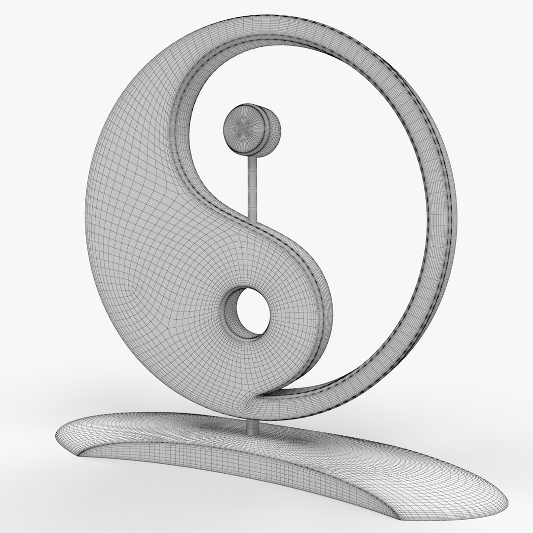 Sculpture Yin Yang 3d Model