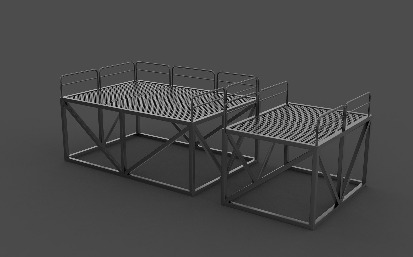 3D Modular Platform 3D Model Model - TurboSquid 2340463