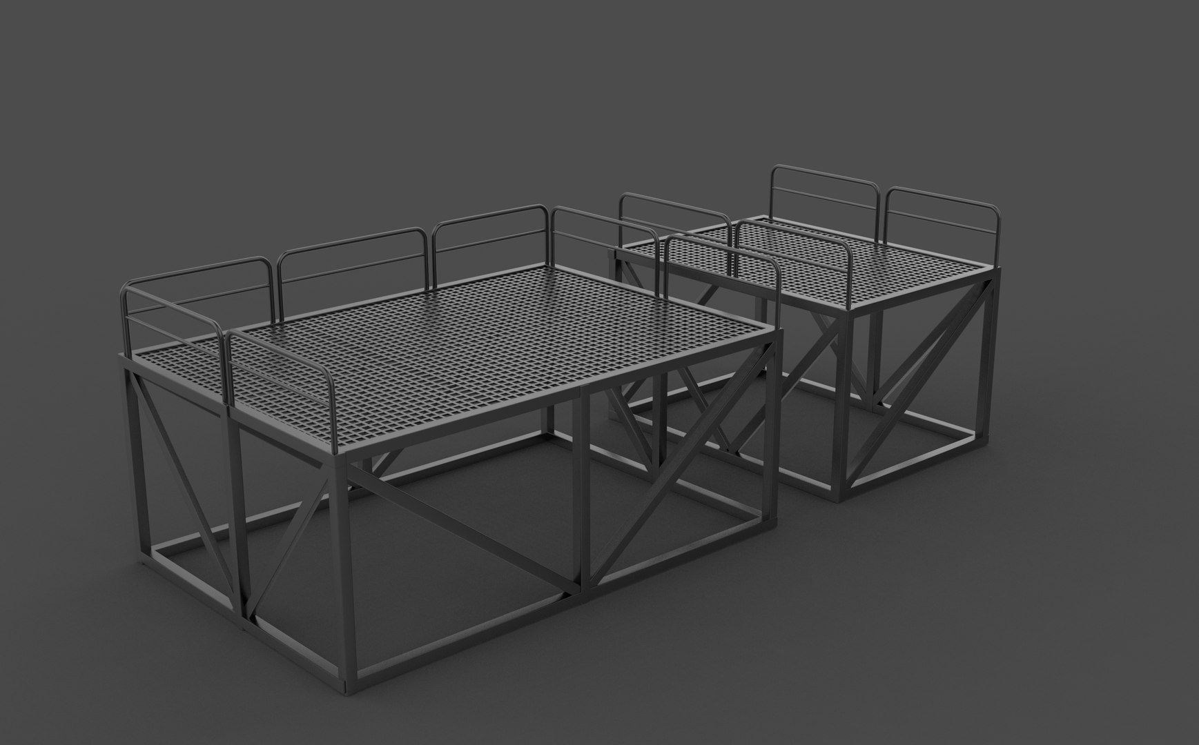 3D Modular Platform 3D Model Model - TurboSquid 2340463