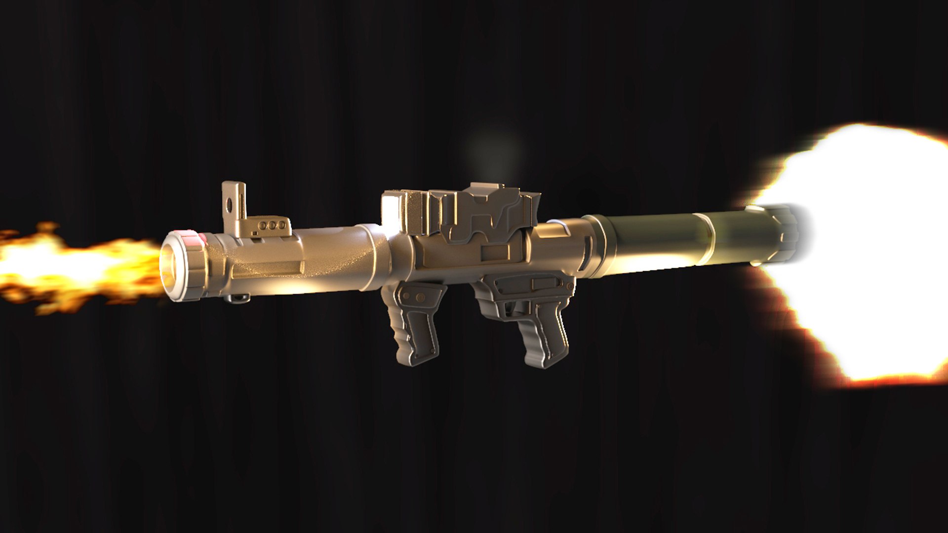 3D Model Rocket Launcher - TurboSquid 1734266