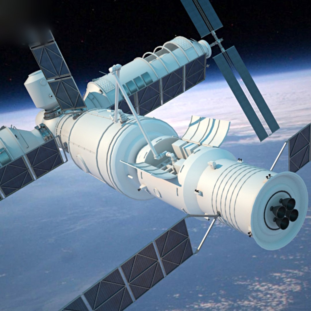 Tiangong-1 tiangong 1 3D model - TurboSquid 1379682