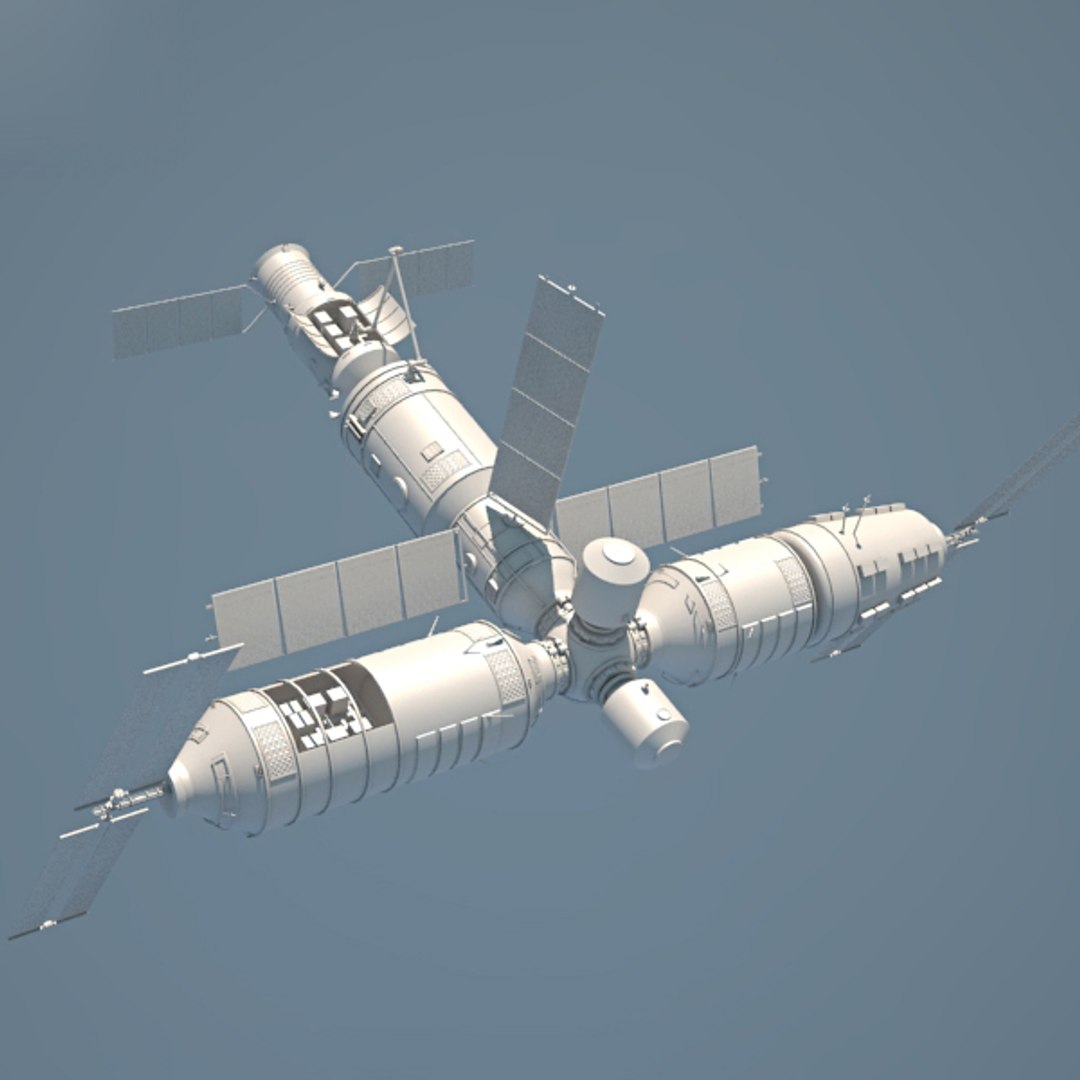 Tiangong-1 tiangong 1 3D model - TurboSquid 1379682
