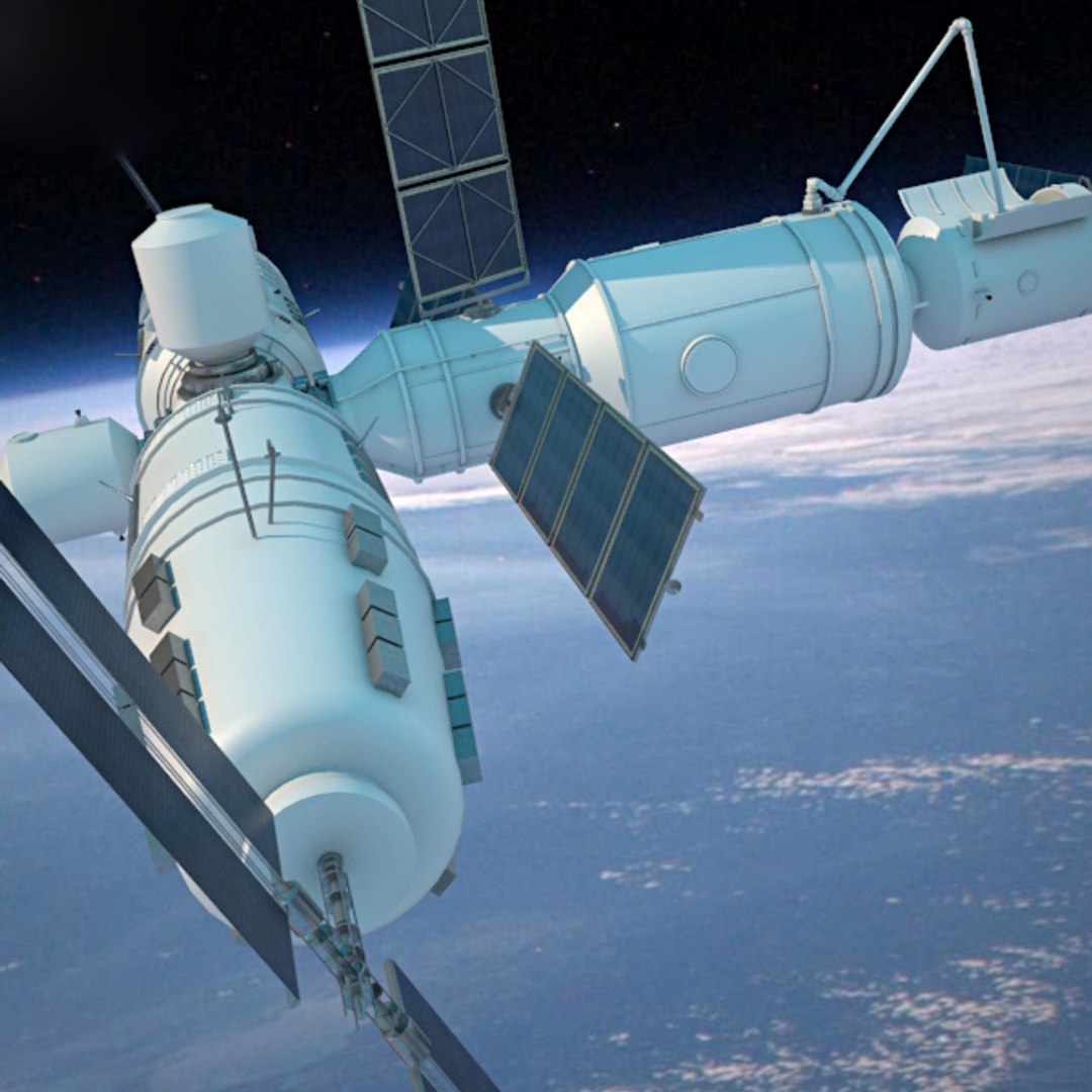 Tiangong-1 tiangong 1 3D model - TurboSquid 1379682
