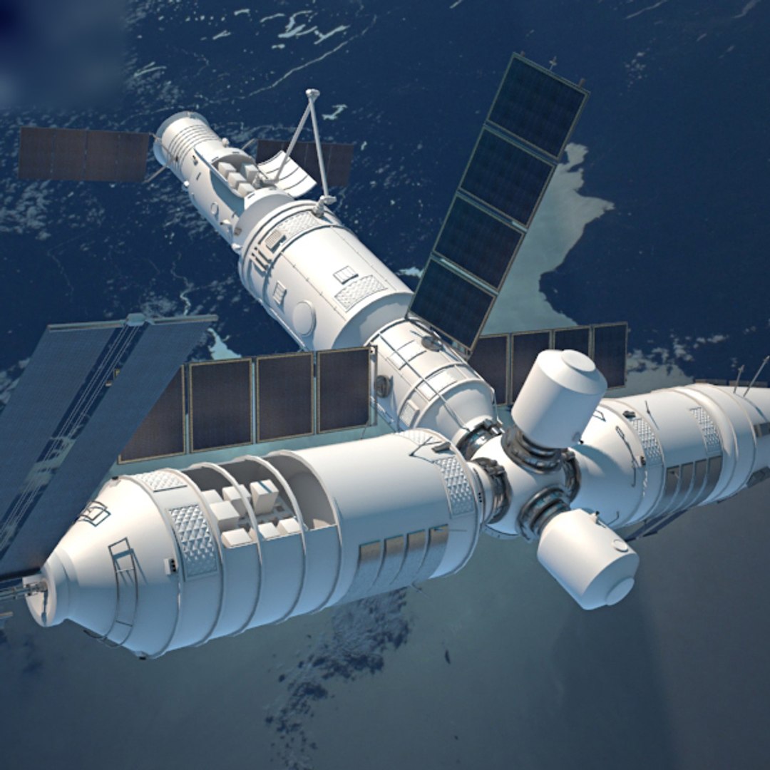 Tiangong-1 tiangong 1 3D model - TurboSquid 1379682
