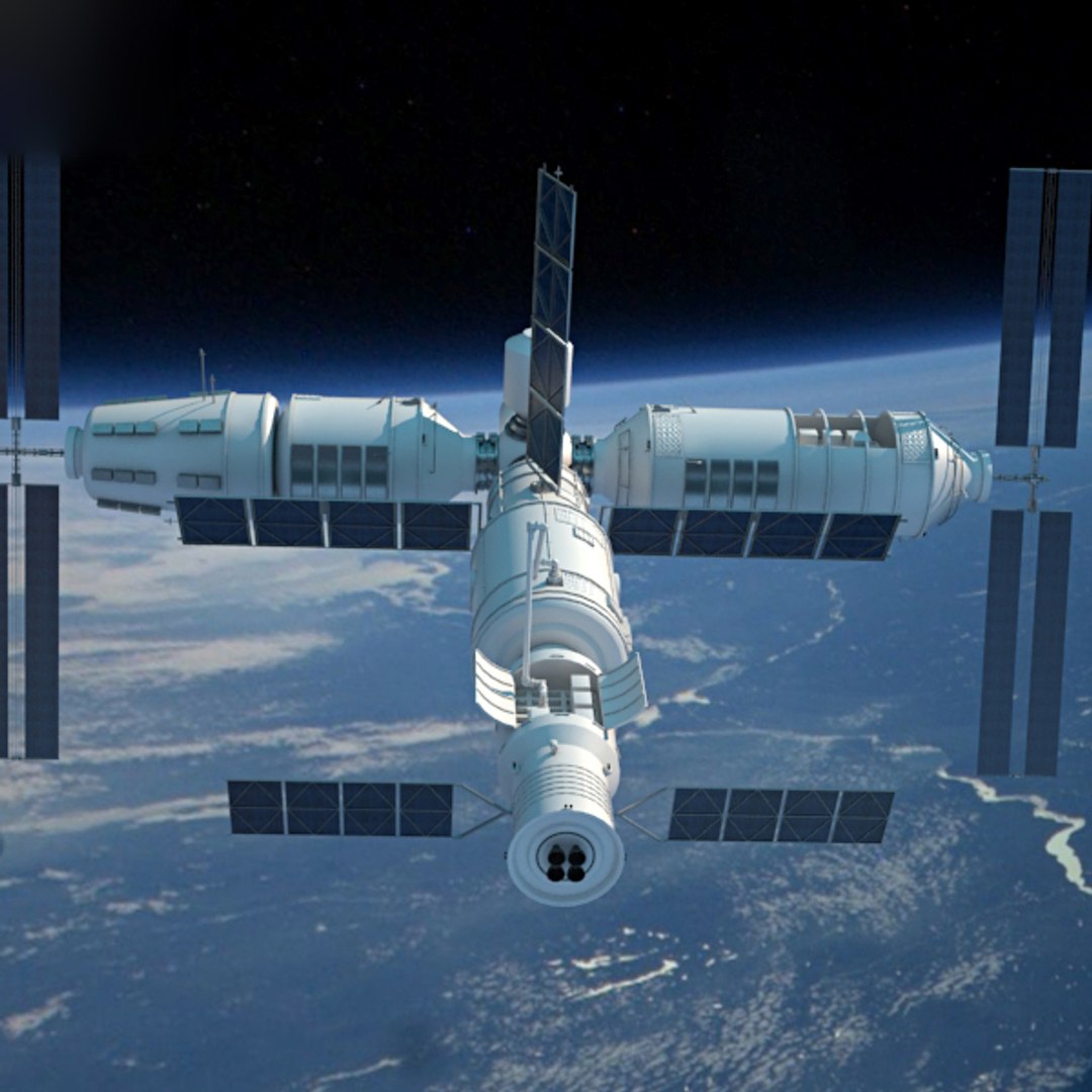 Tiangong-1 tiangong 1 3D model - TurboSquid 1379682