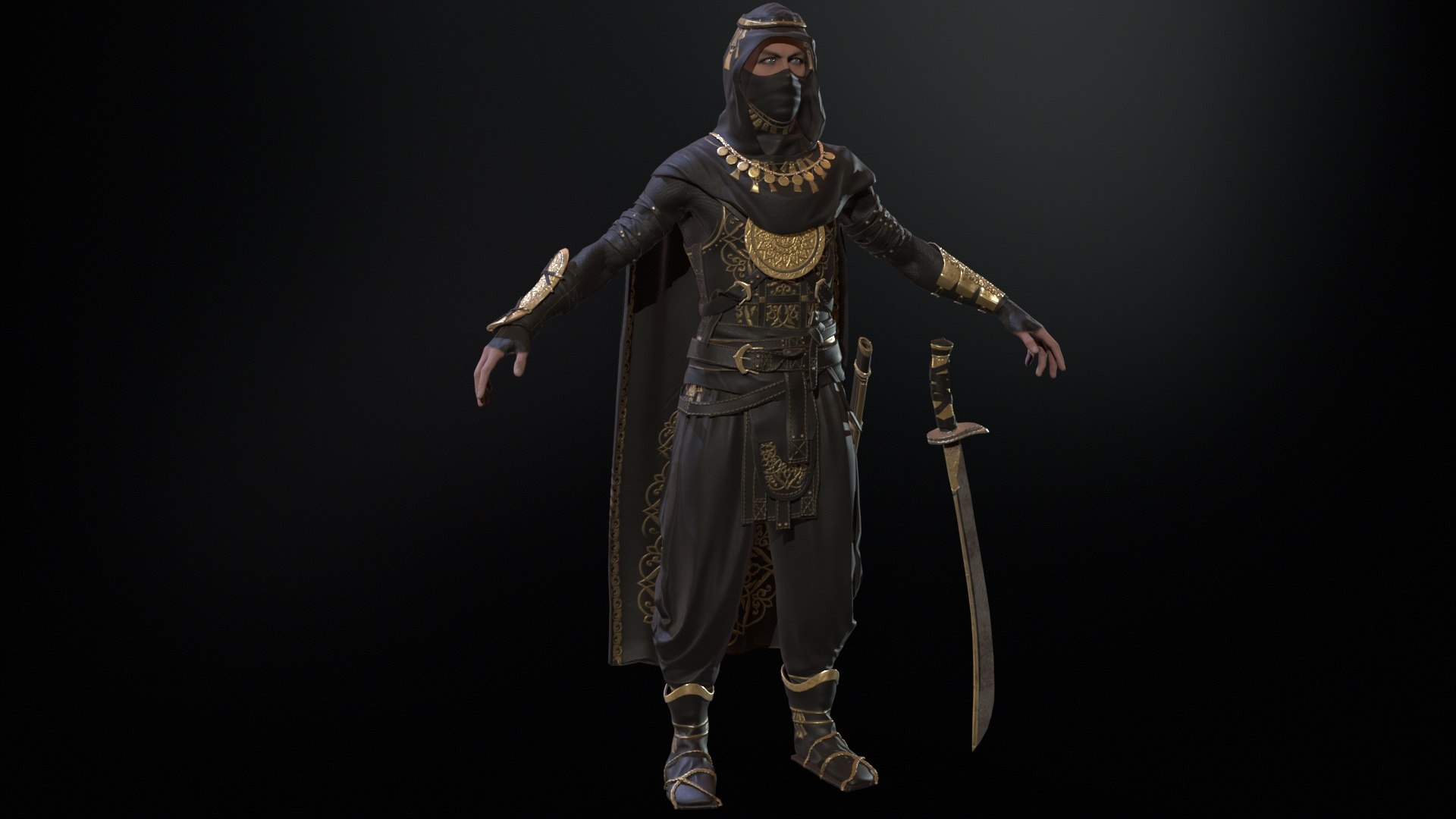 Desert Warrior 3D - TurboSquid 2291396