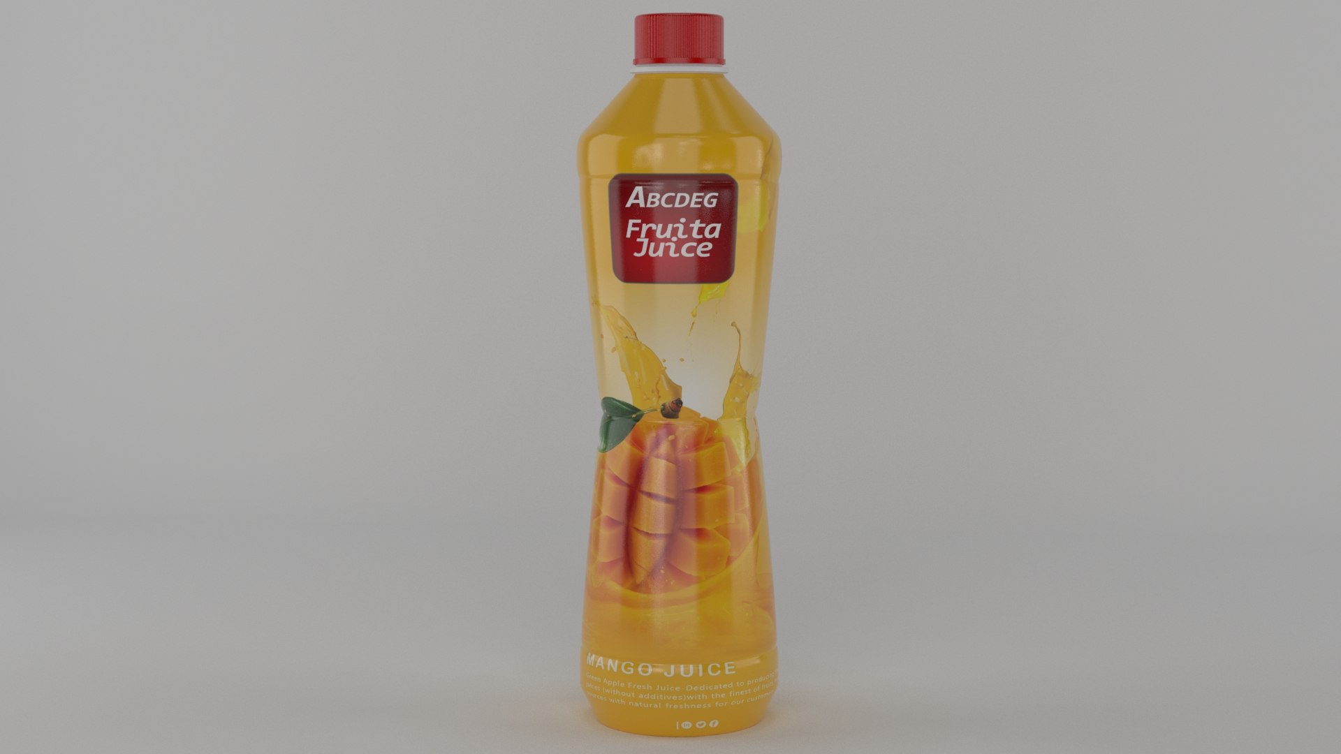 3D model juice litre pack - TurboSquid 1501115