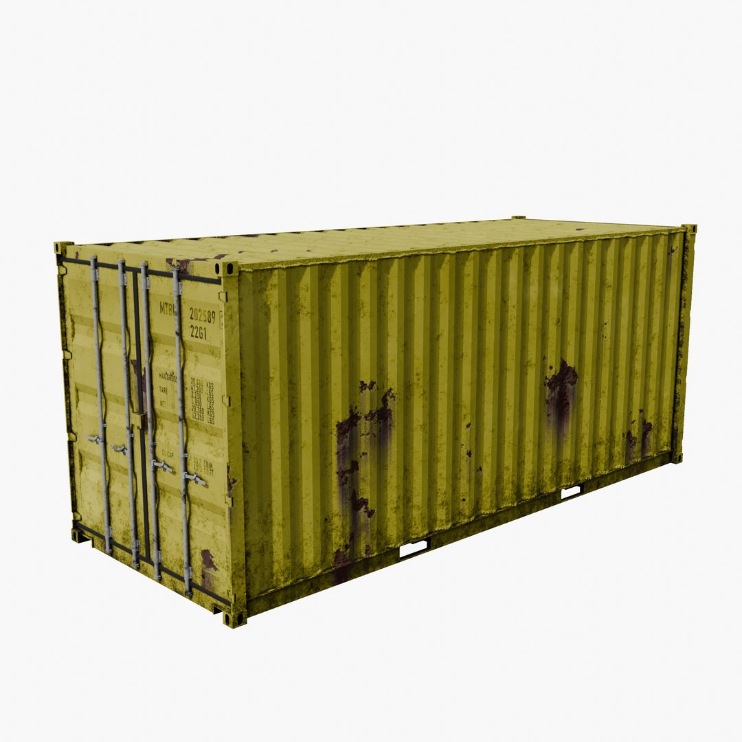 Shipping Container Model - TurboSquid 2262073