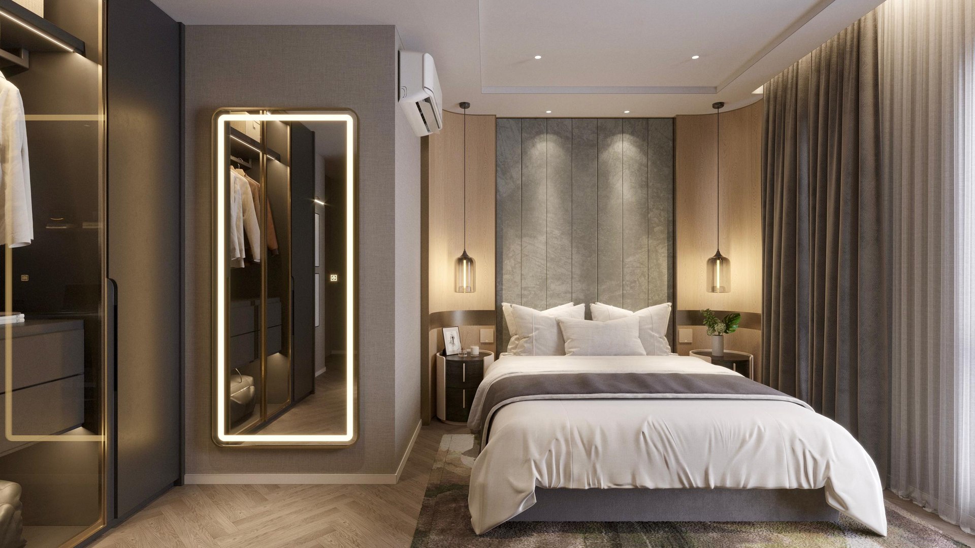 3 Bedrooms Apartment 100Sqm Interior 3D Model - TurboSquid 2420155