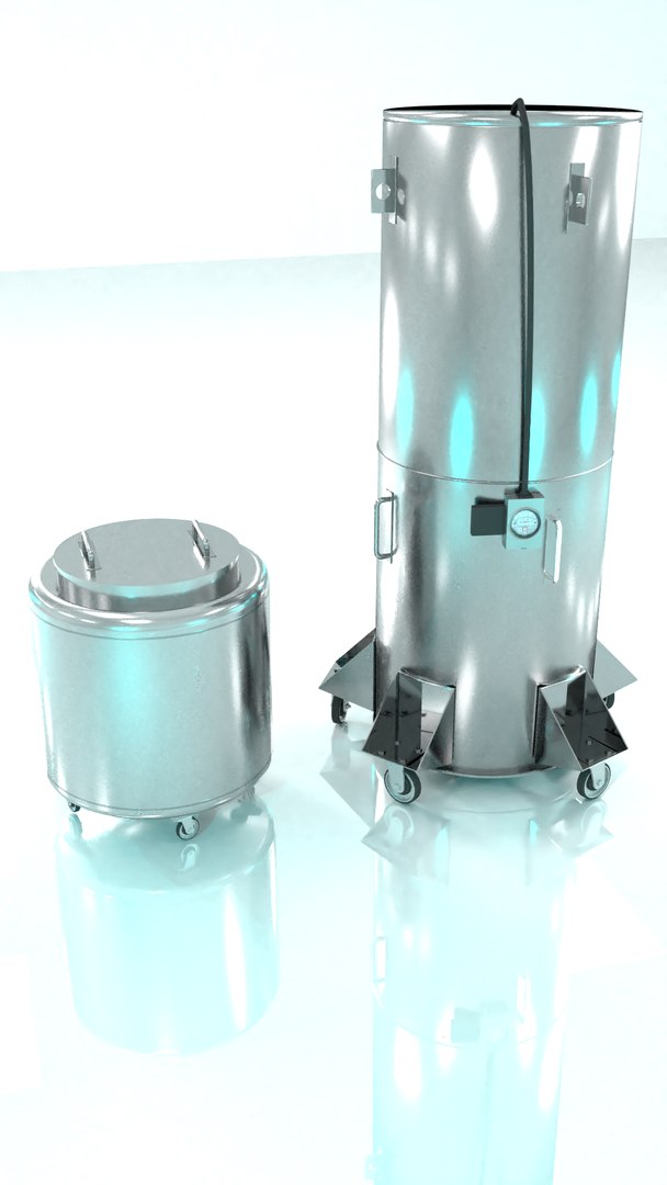 Liquid Dewar Cryostat Model - TurboSquid 1413543