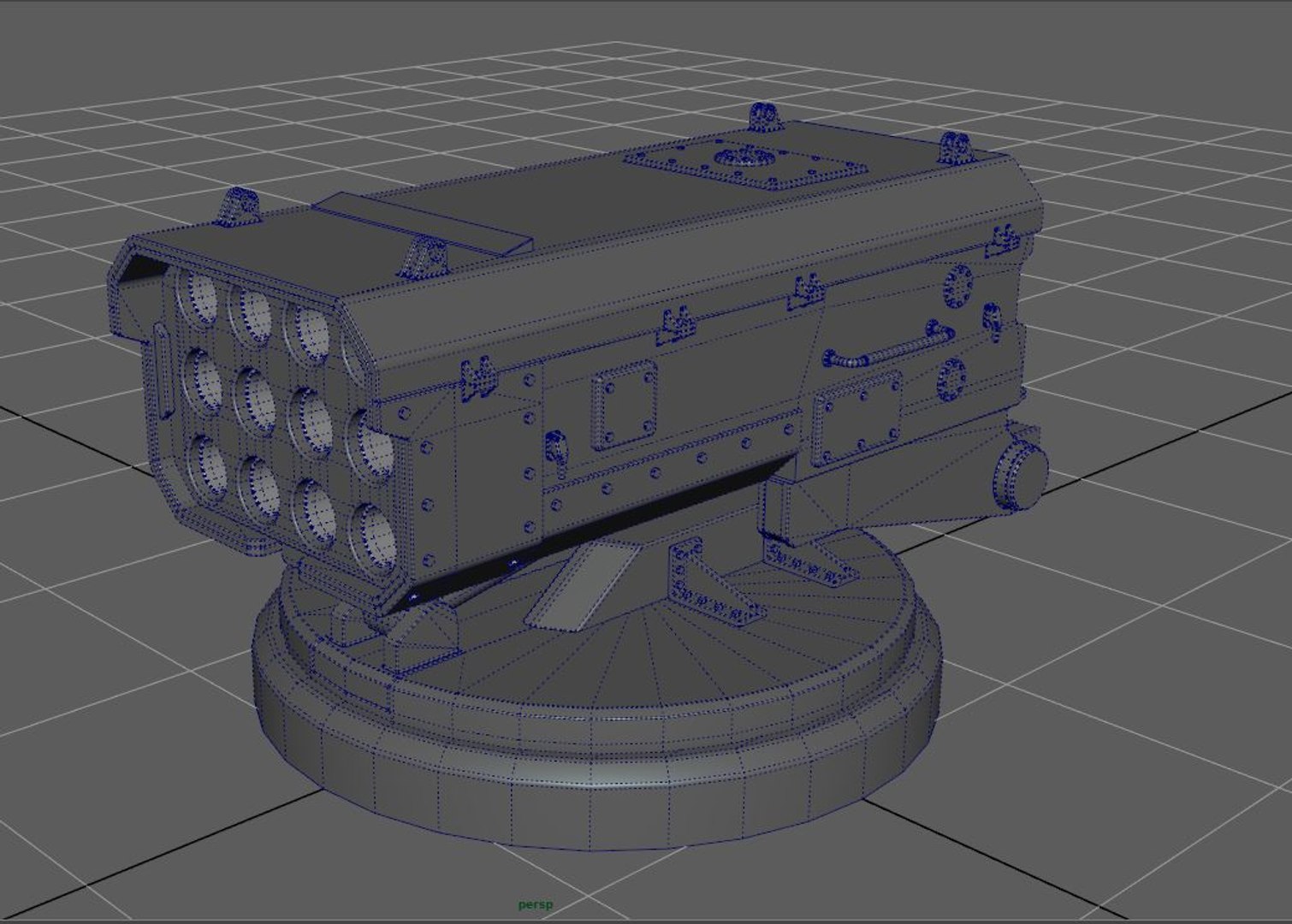 3D Sci-fi Missile Launcher M-12 Model - TurboSquid 2106368