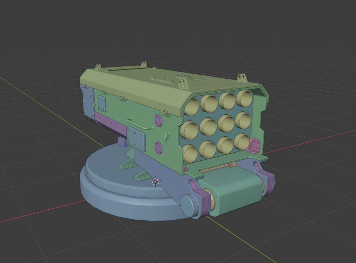 3D Sci-fi Missile Launcher M-12 Model - TurboSquid 2106368