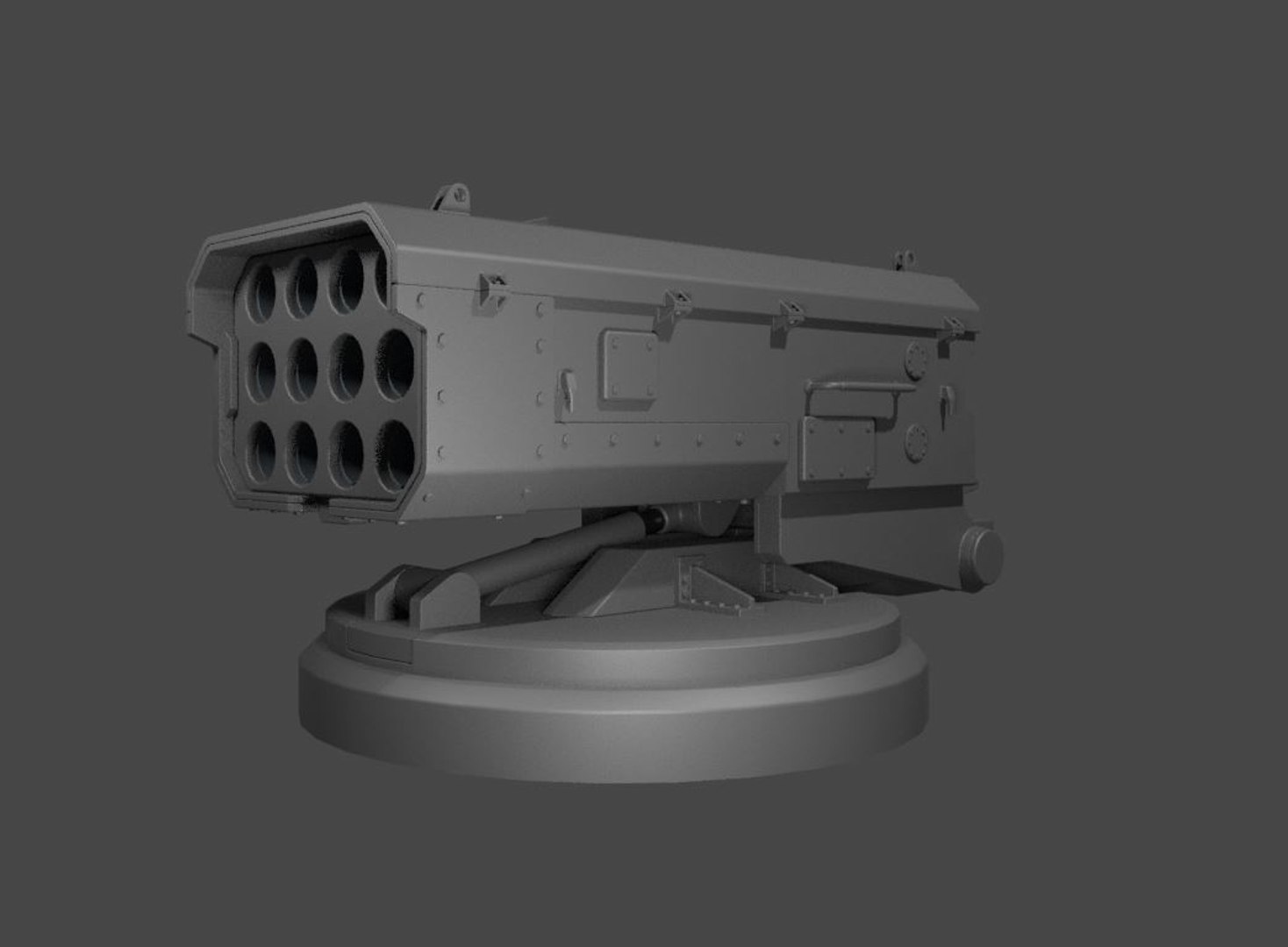 3D Sci-fi Missile Launcher M-12 Model - TurboSquid 2106368