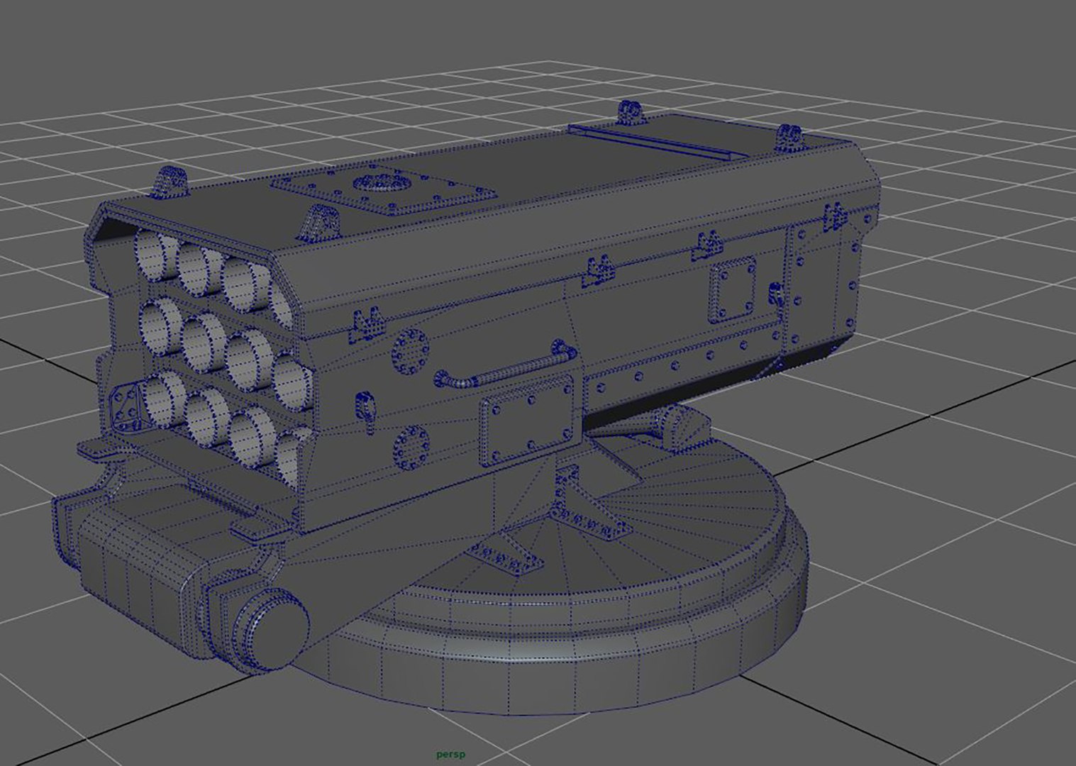 3D Sci-fi Missile Launcher M-12 Model - TurboSquid 2106368