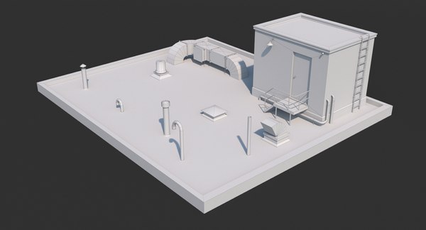 3D model rooftop pbr - TurboSquid 1428426