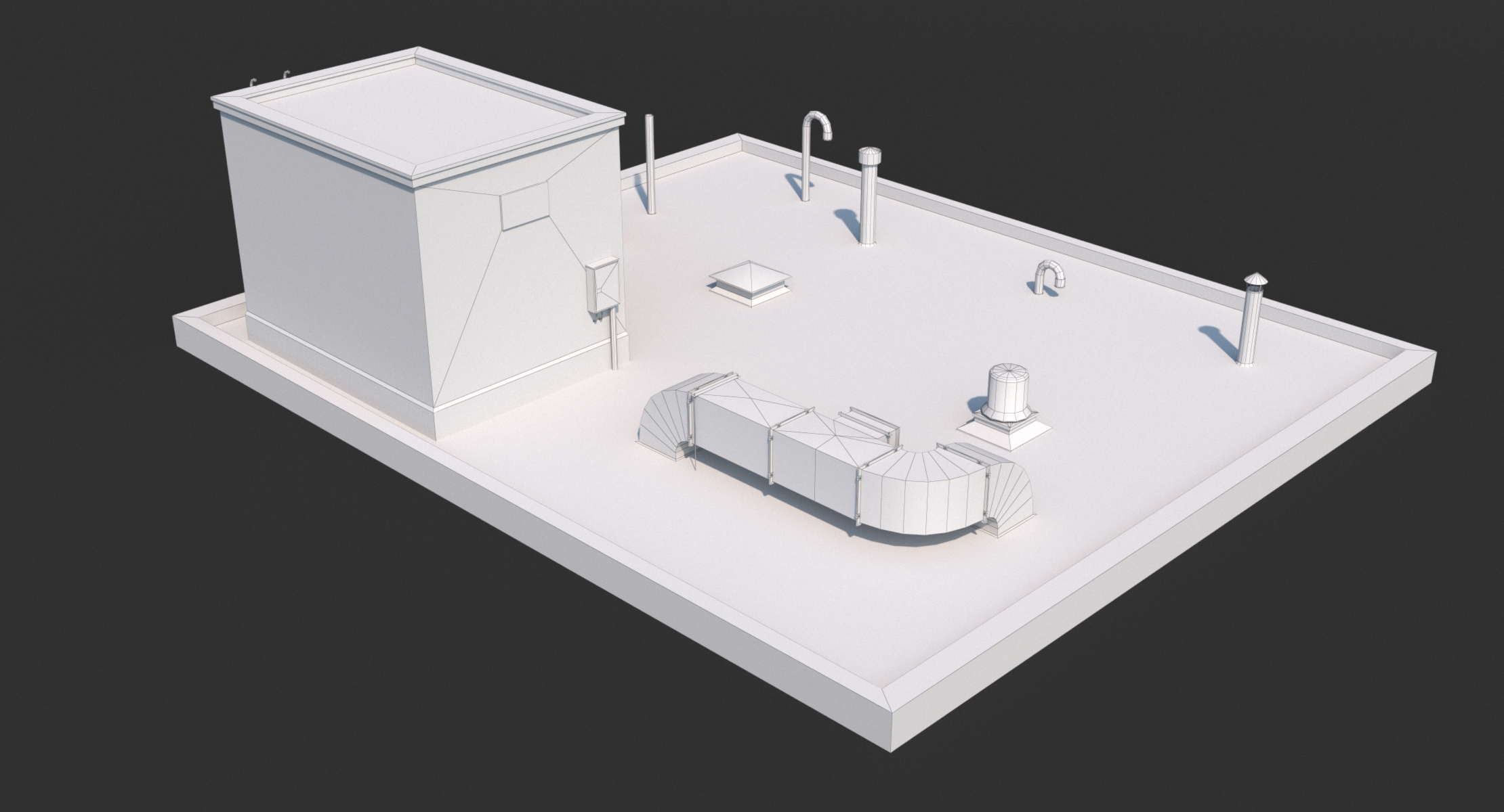 3D model rooftop pbr - TurboSquid 1428426