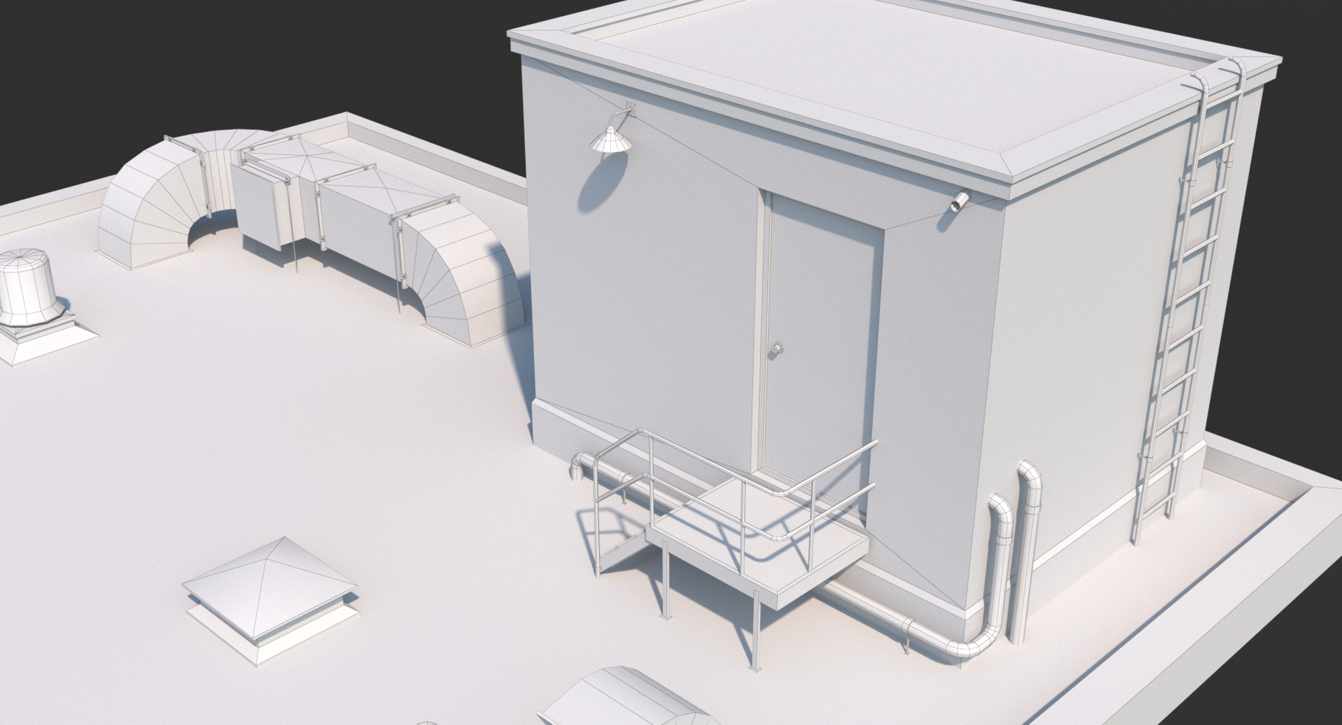 3D model rooftop pbr - TurboSquid 1428426
