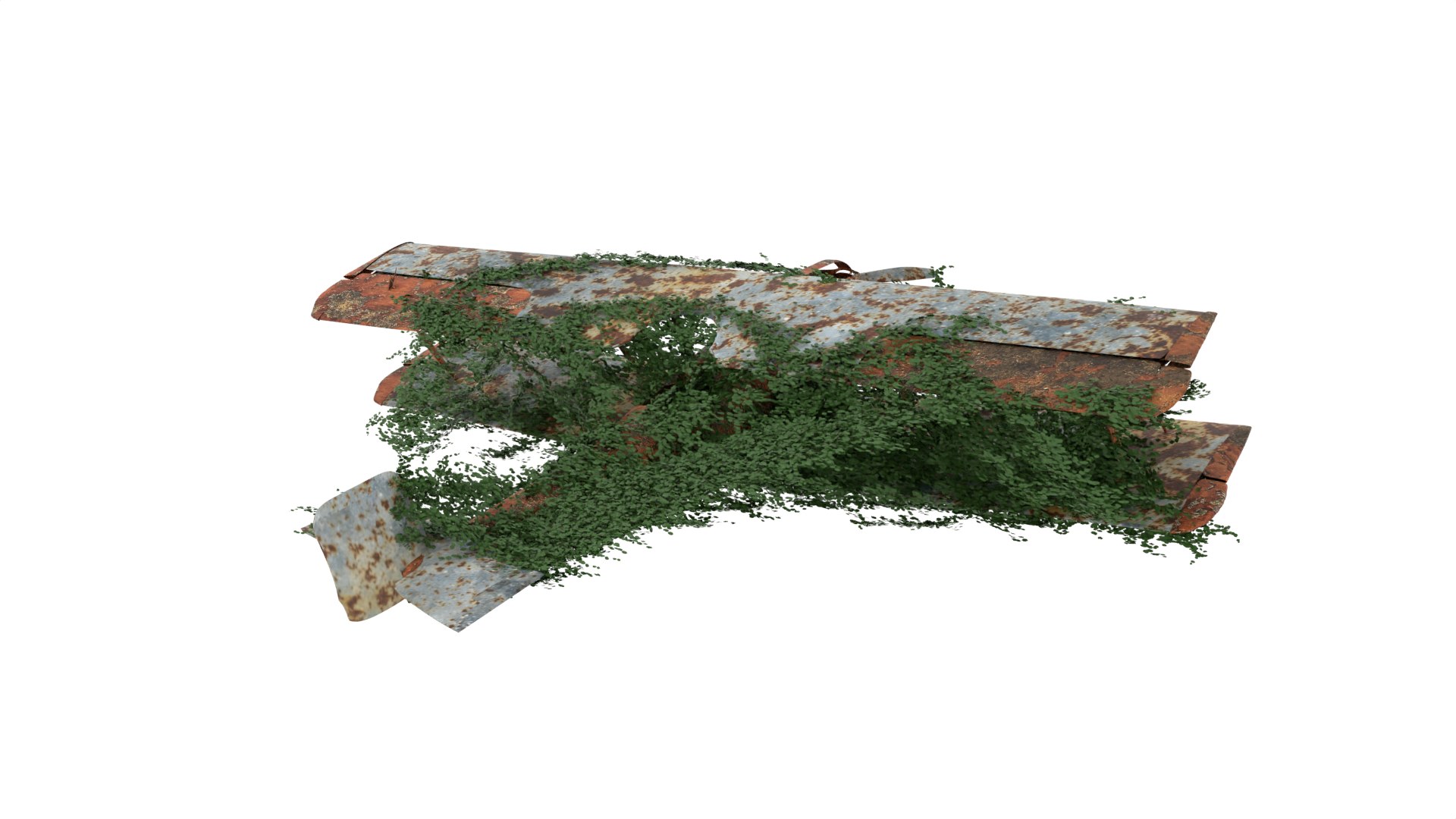 Damaged Rusted Aircraft 3D Model - TurboSquid 2034728