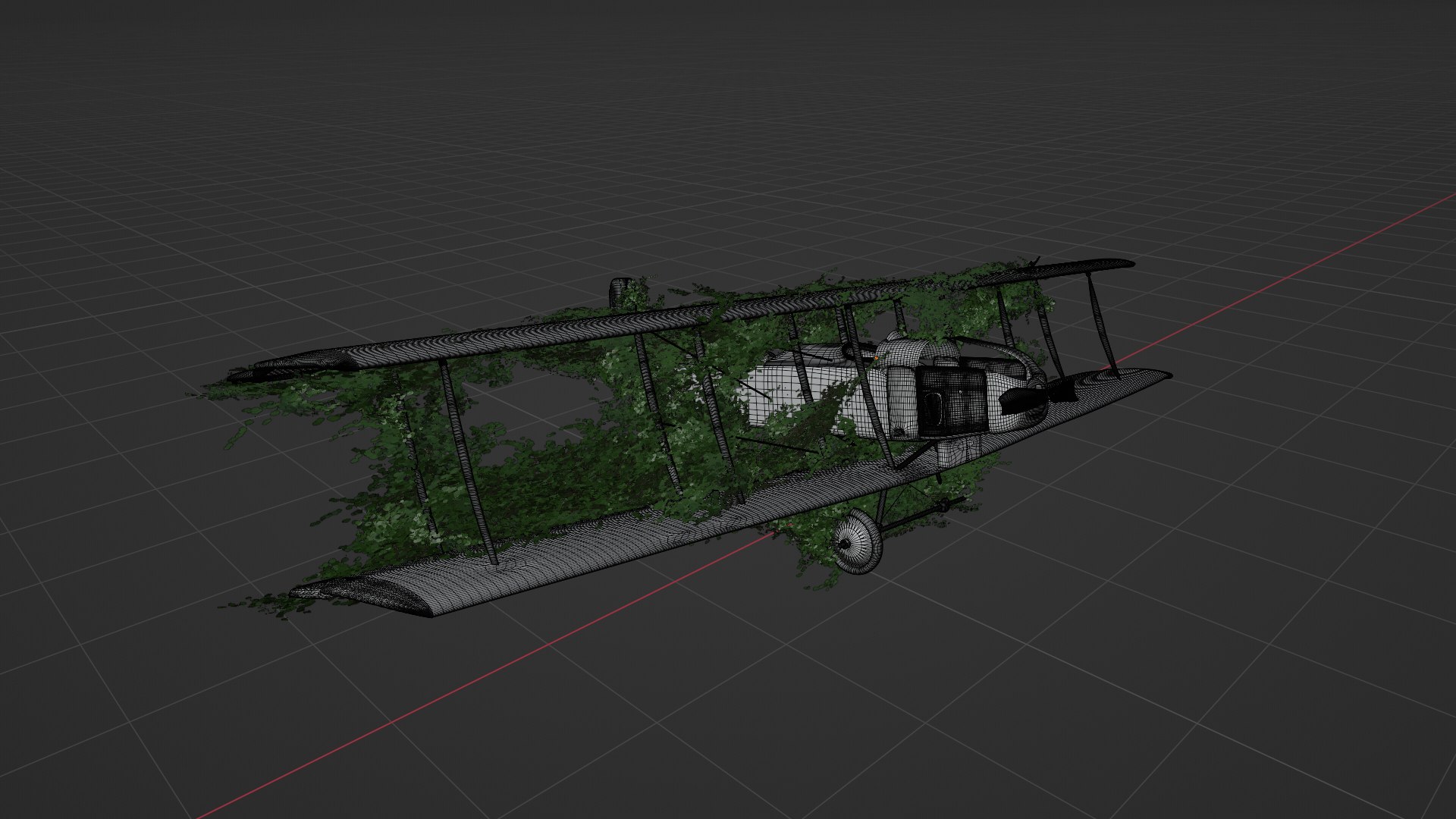 Damaged Rusted Aircraft 3D Model - TurboSquid 2034728