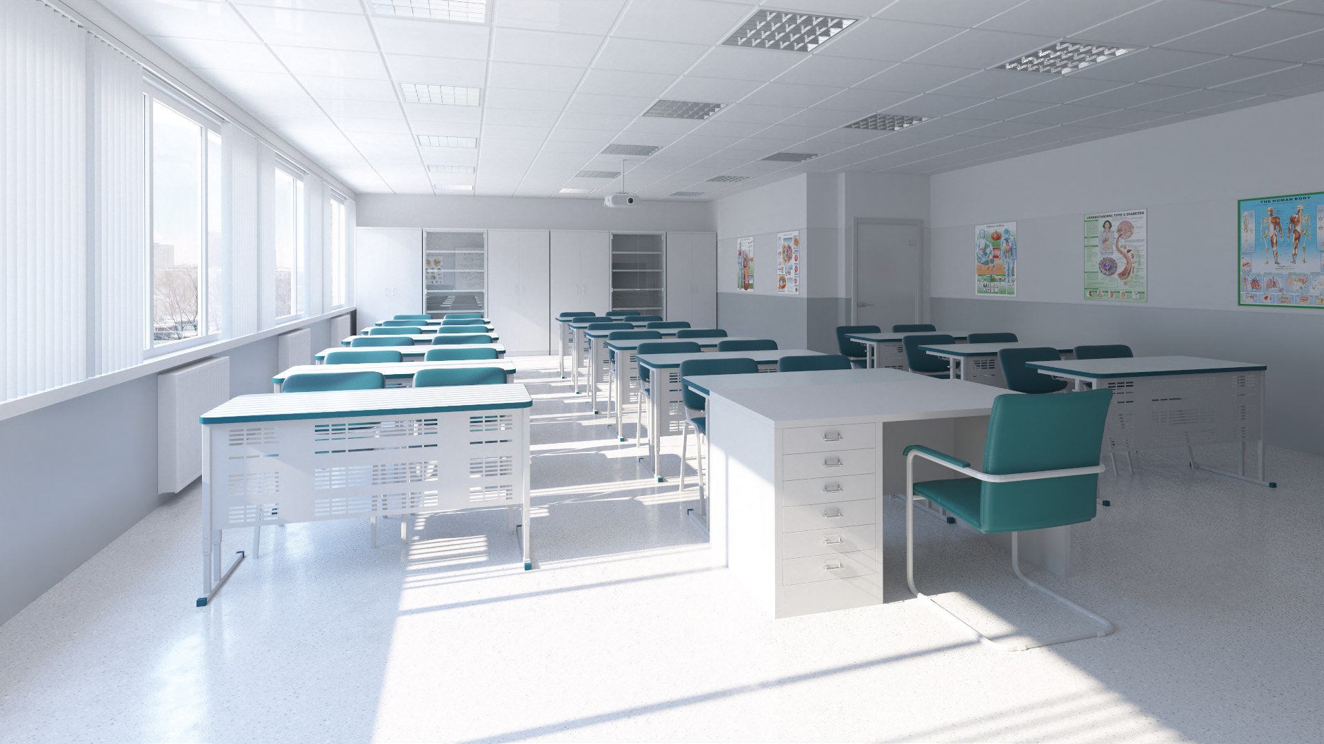 Classroom 8 3D Model - TurboSquid 2009801