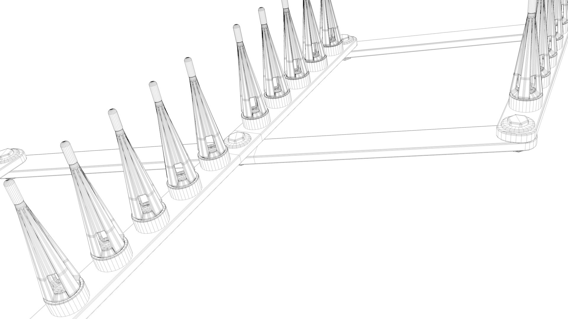 3D Model Spike Strip - TurboSquid 2051337