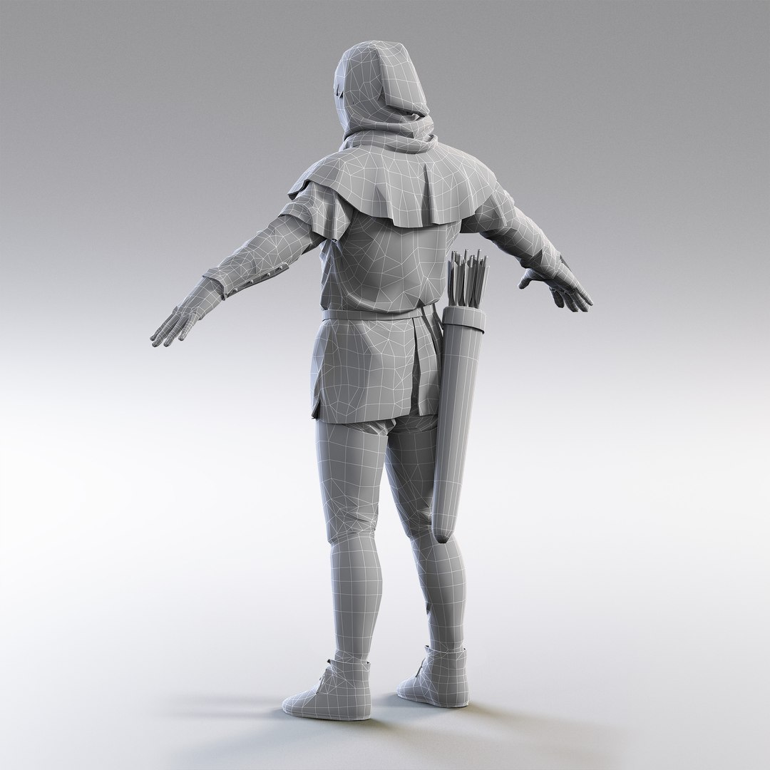 Medieval Huntsman 3D Model - TurboSquid 1395670
