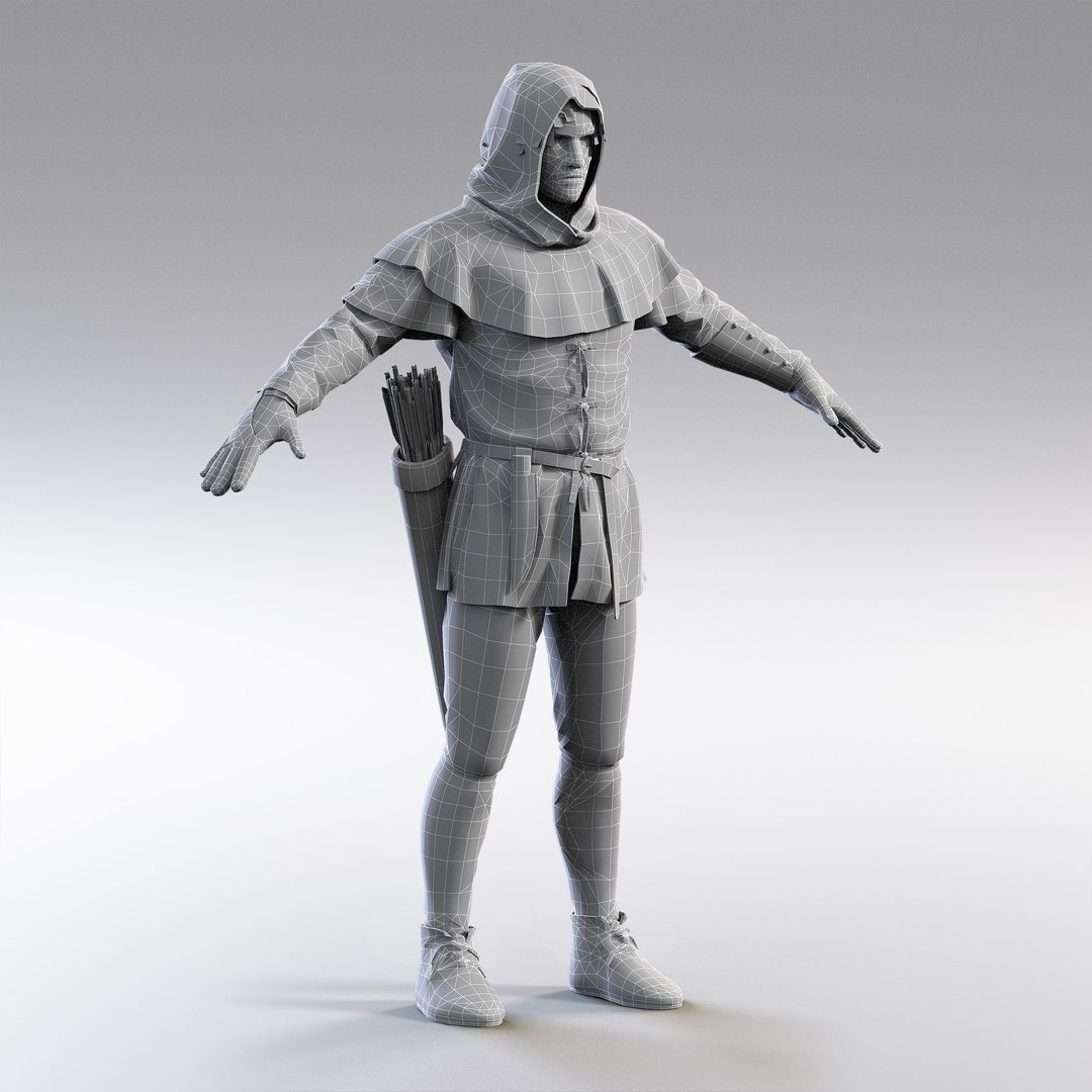 Medieval Huntsman 3D Model - TurboSquid 1395670
