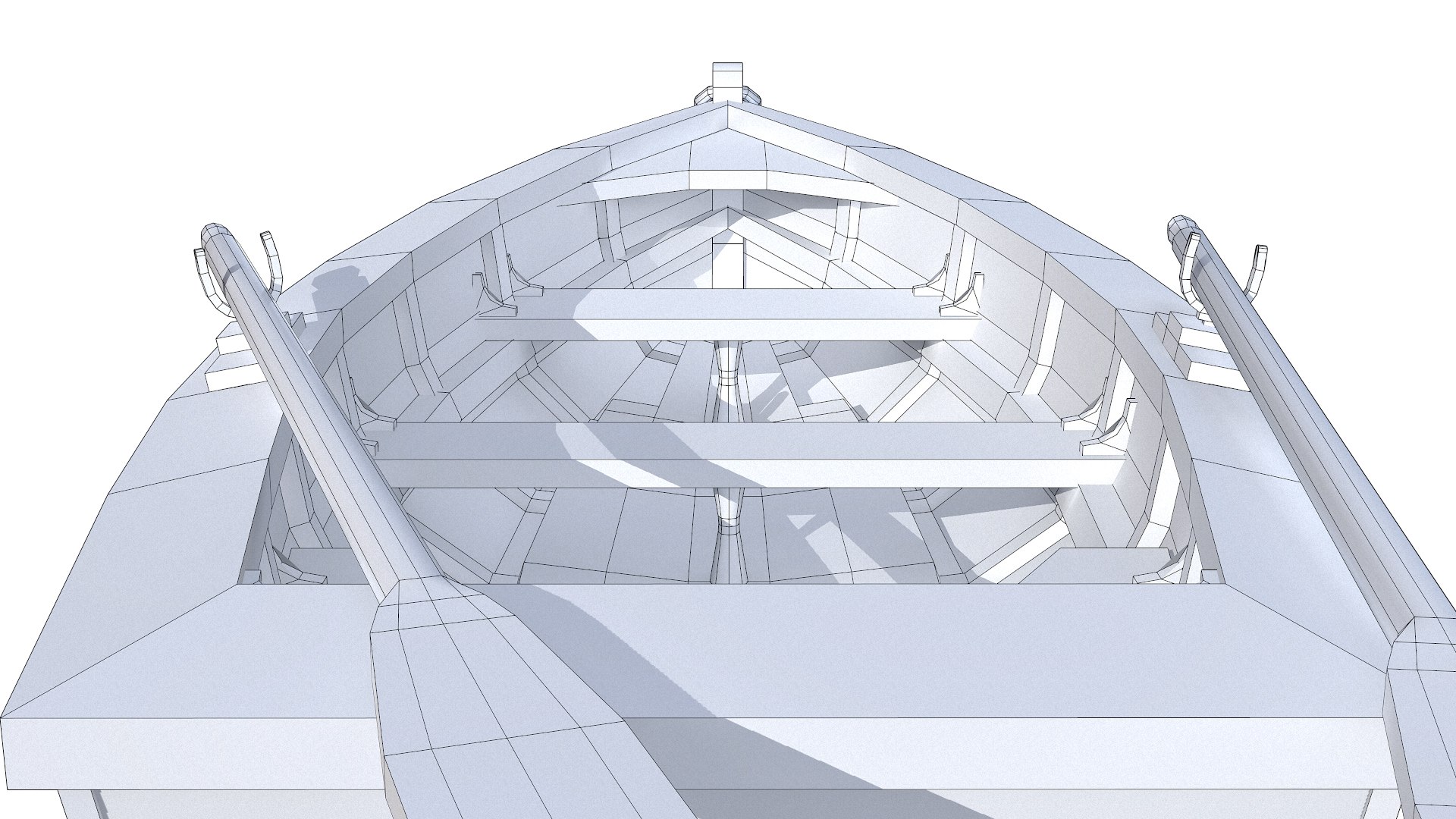 3D Stylized wooden fishing boat - TurboSquid 1714389