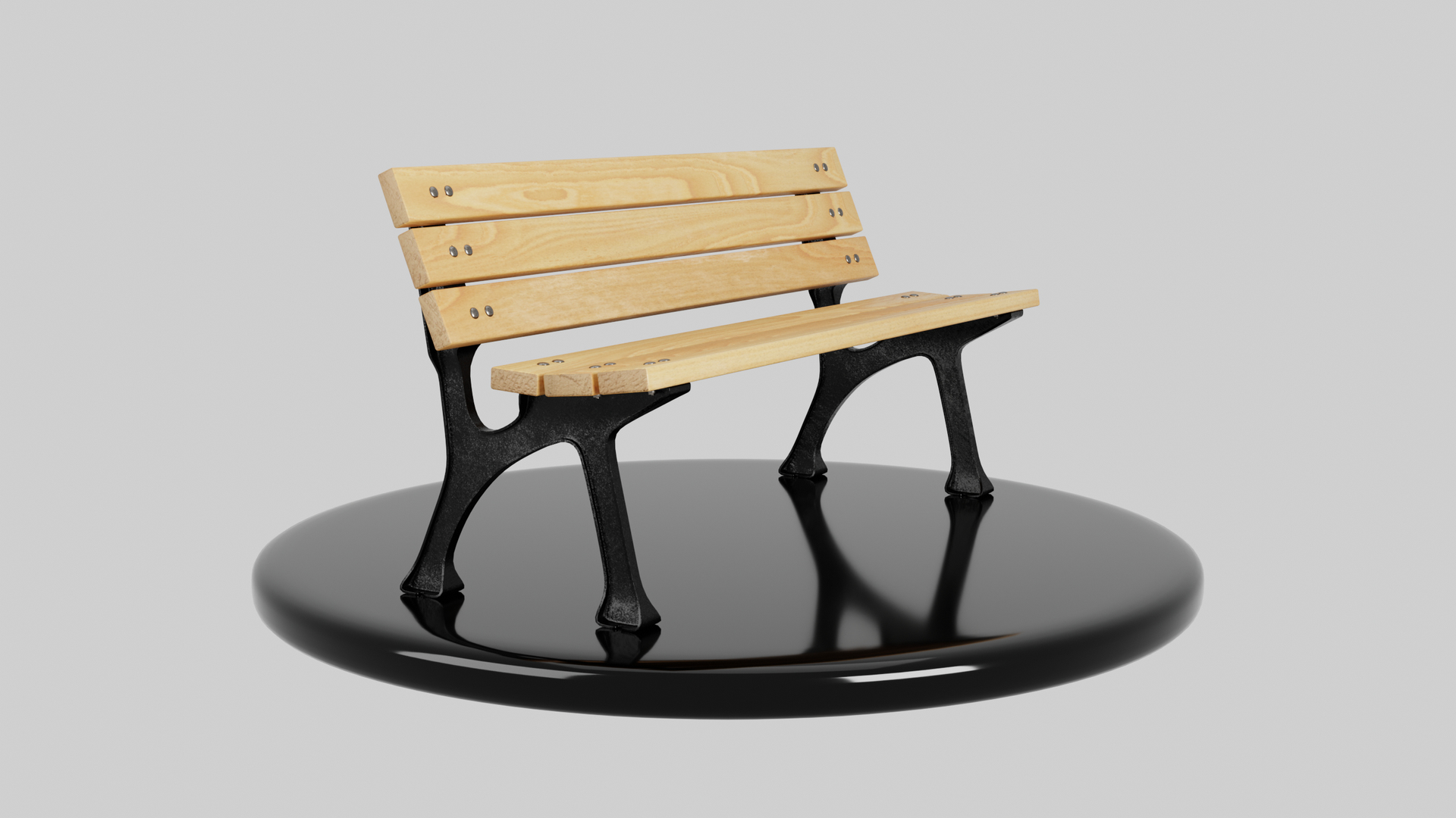 Wood Bench Model - TurboSquid 2305300