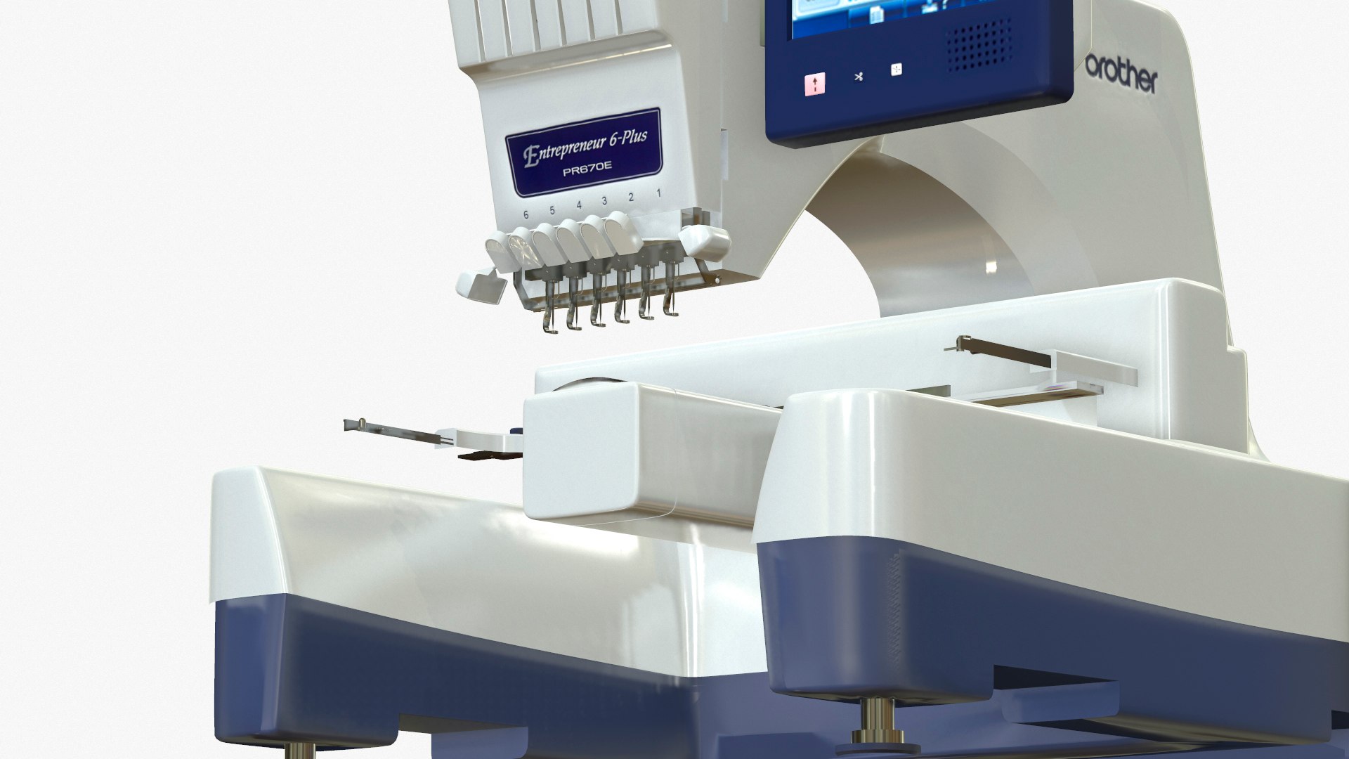 Sewing machine embroidery pr670e 3D - TurboSquid 1358649