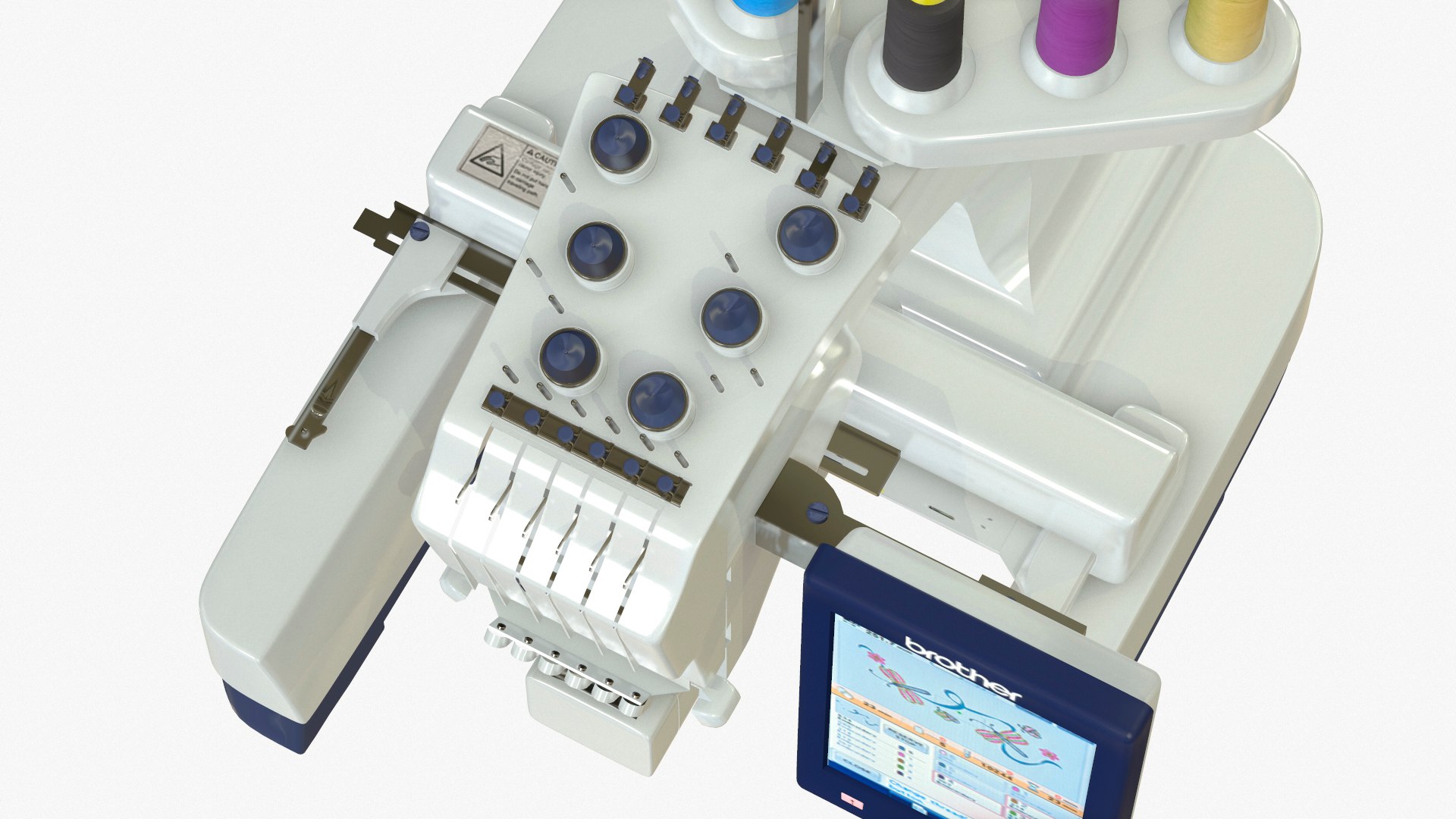 Sewing machine embroidery pr670e 3D - TurboSquid 1358649