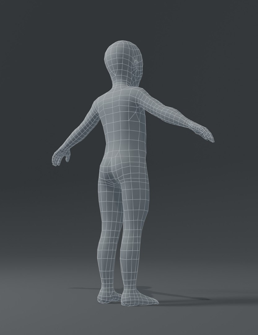 Boy Kid Child Body Model - TurboSquid 1528661