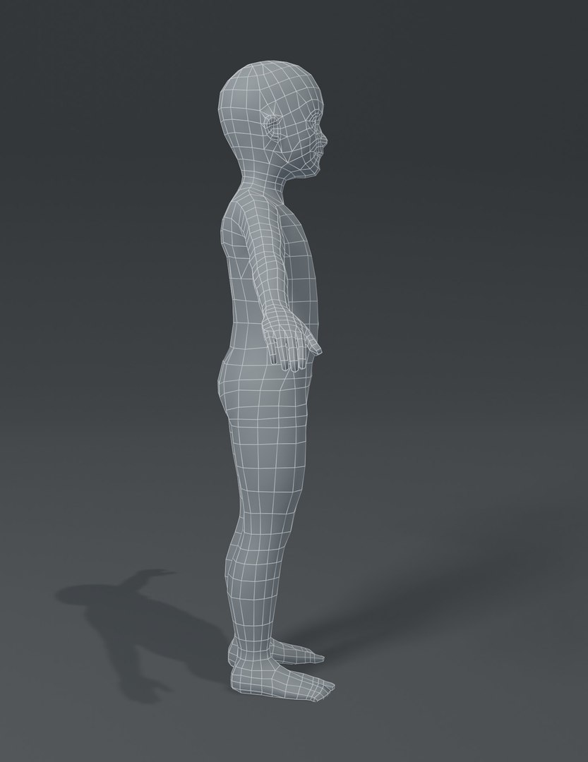 Boy Kid Child Body Model - TurboSquid 1528661