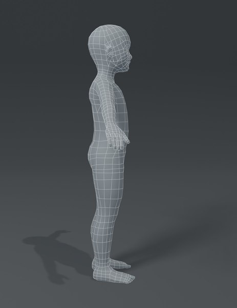 Boy kid child body model - TurboSquid 1528661