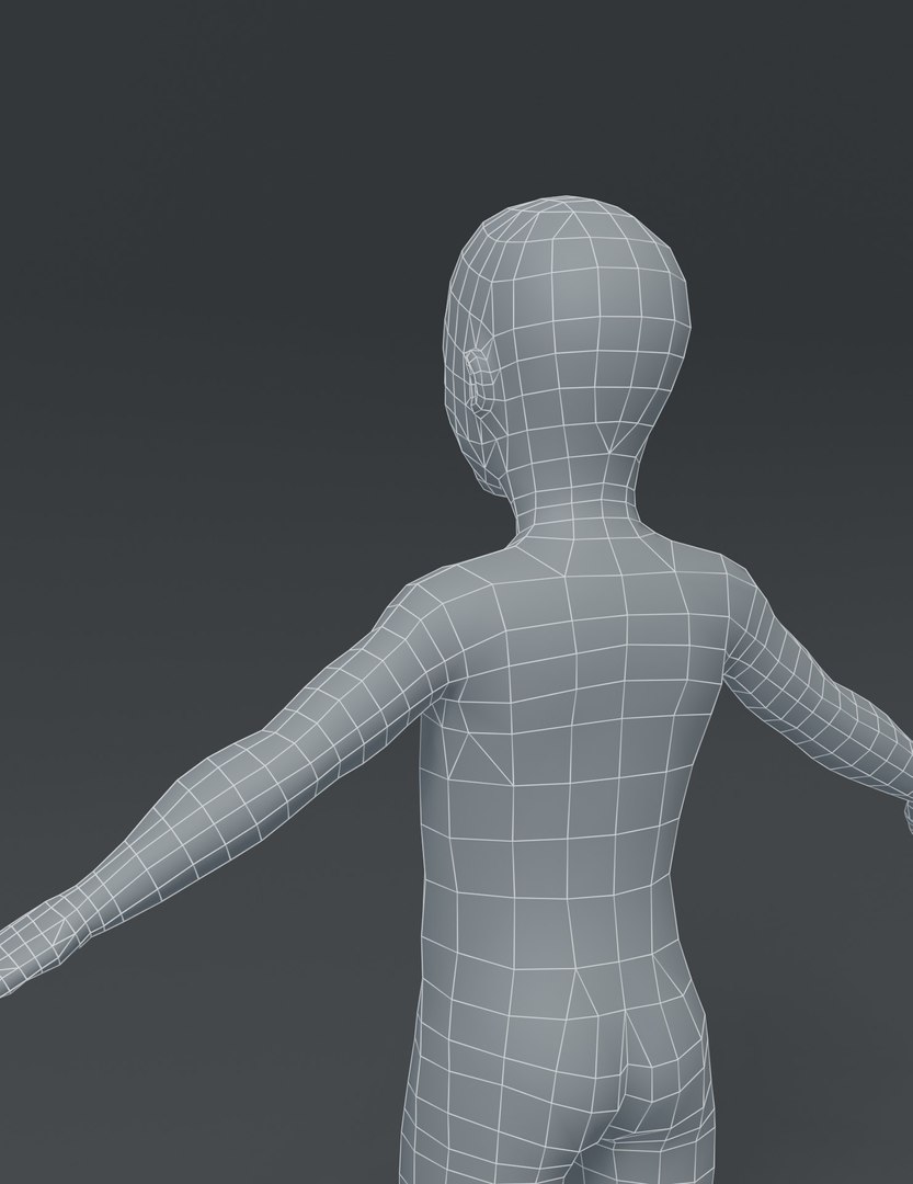 Boy Kid Child Body Model - TurboSquid 1528661