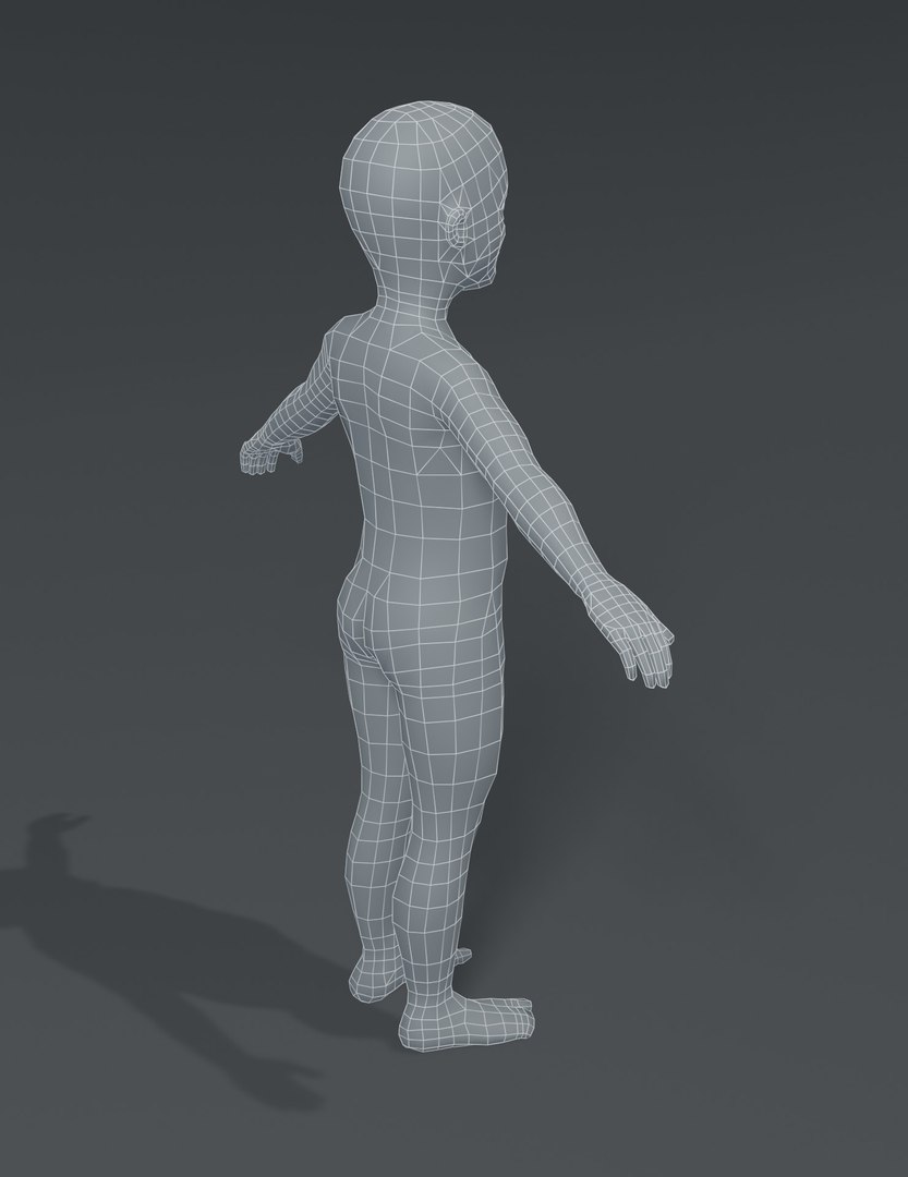 Boy Kid Child Body Model - TurboSquid 1528661