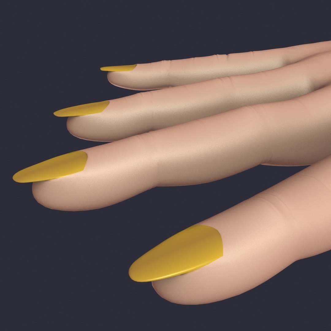 Realistic Female Hand 3d Model