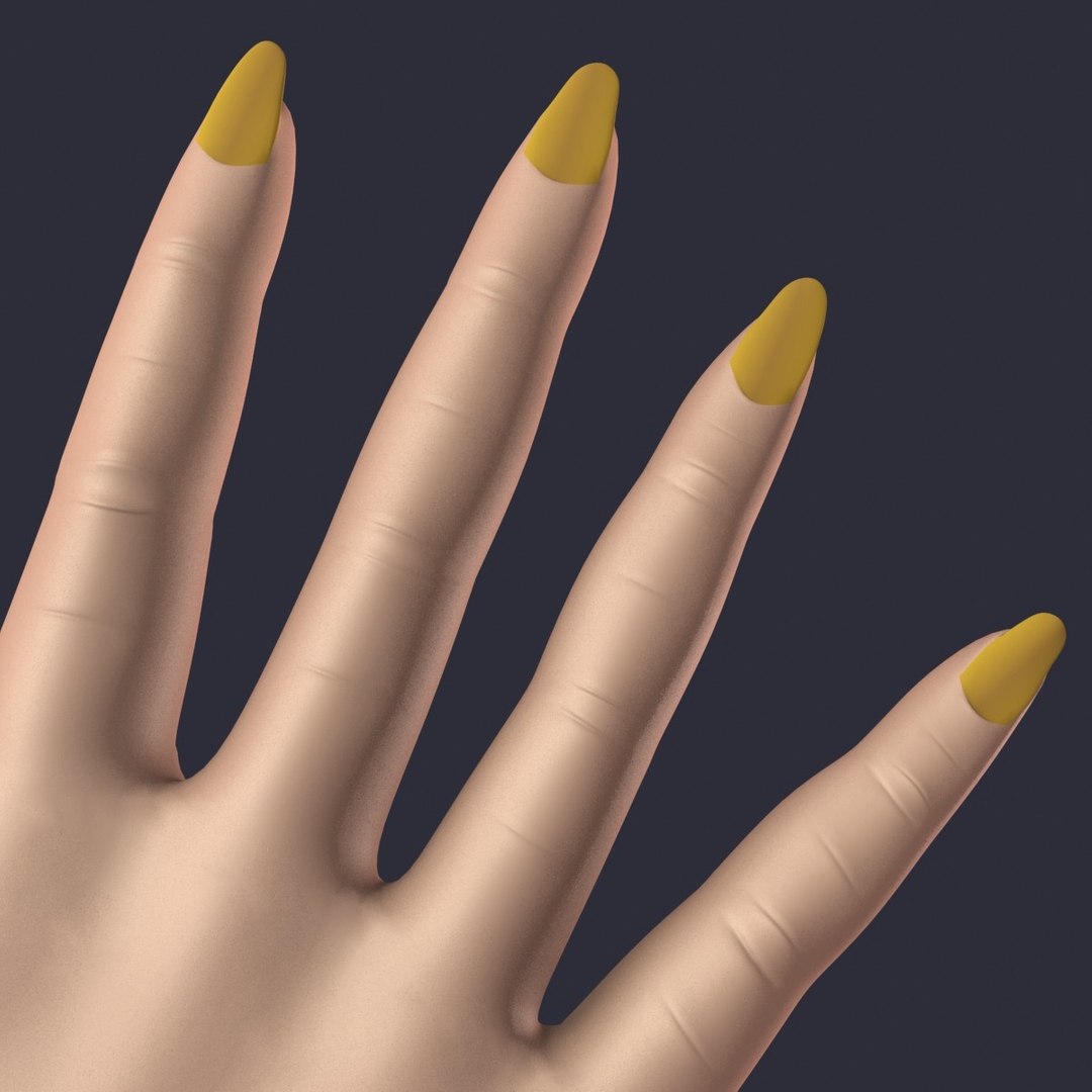 Realistic Female Hand 3d Model