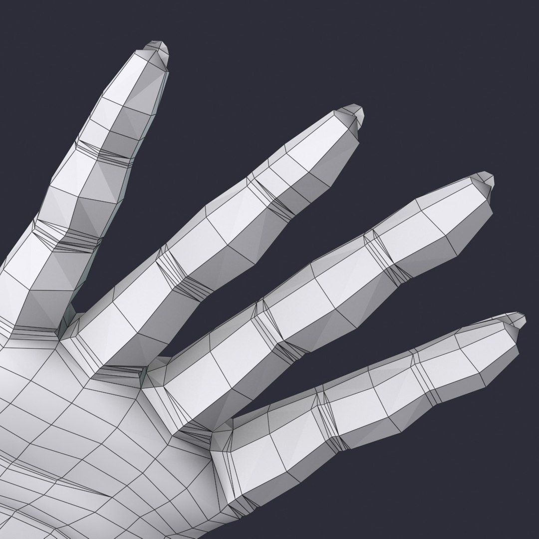 Realistic Female Hand 3d Model
